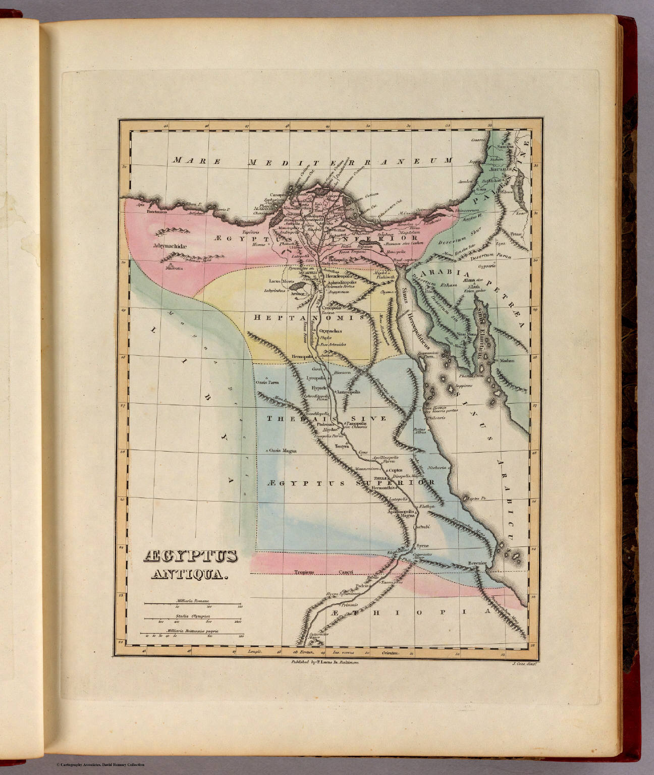 Aegyptus Antiqua. - David Rumsey Historical Map Collection