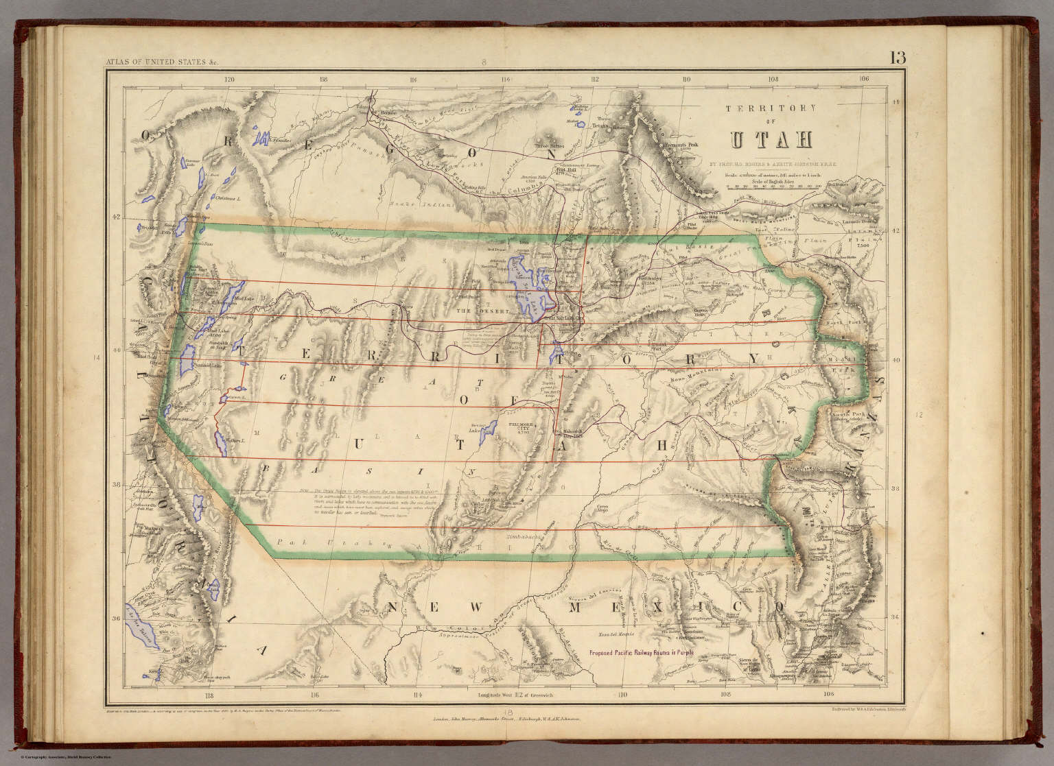 Territory Of Utah. - David Rumsey Historical Map Collection