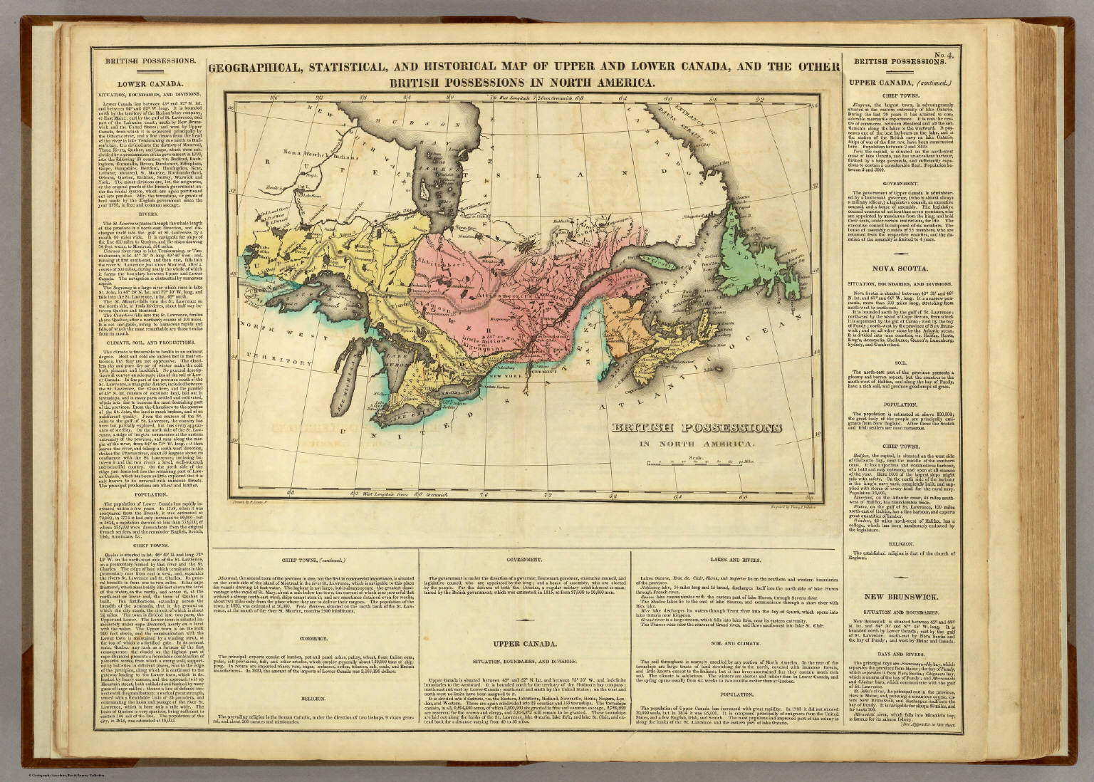Map Of Upper And Lower Canada. - David Rumsey Historical Map Collection