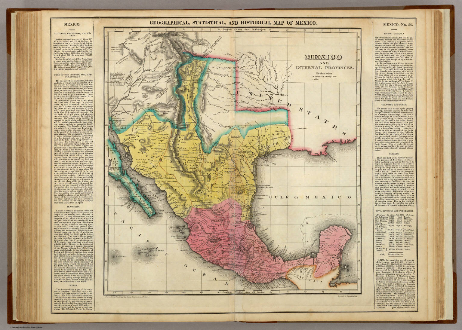 Map Of Mexico. - David Rumsey Historical Map Collection
