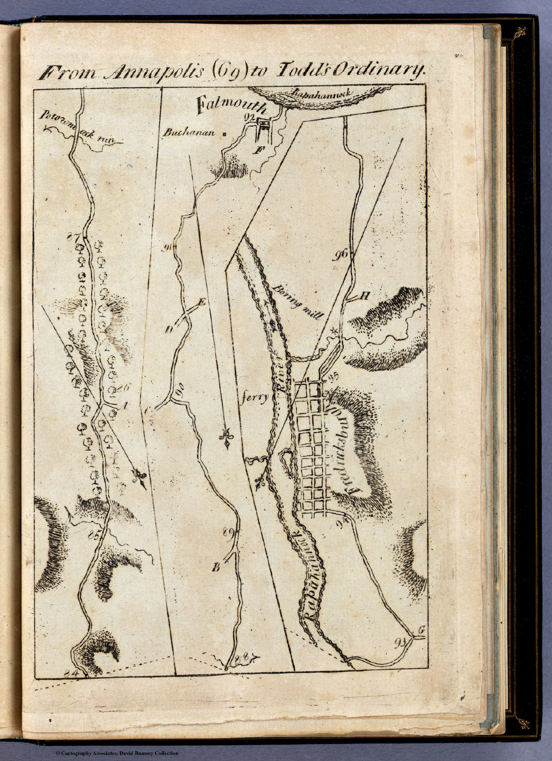 From Annapolis to Todd's Ordinary. (69) - David Rumsey Historical Map ...