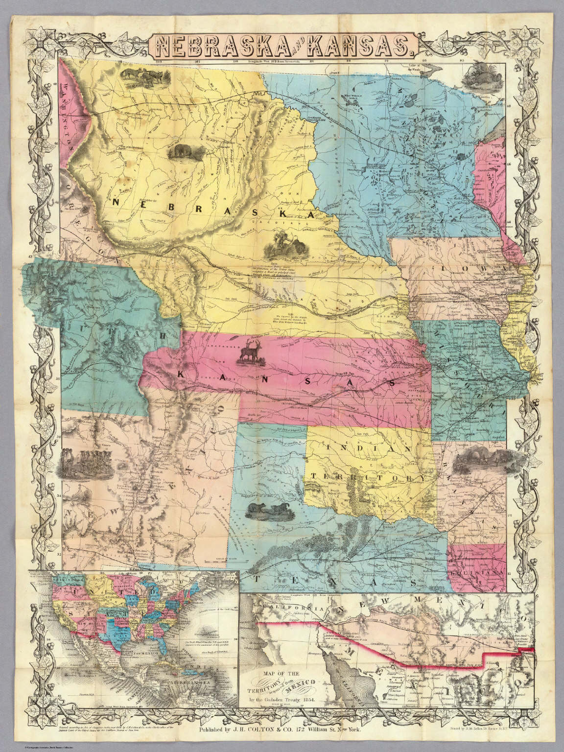 Nebraska And Kansas. - David Rumsey Historical Map Collection