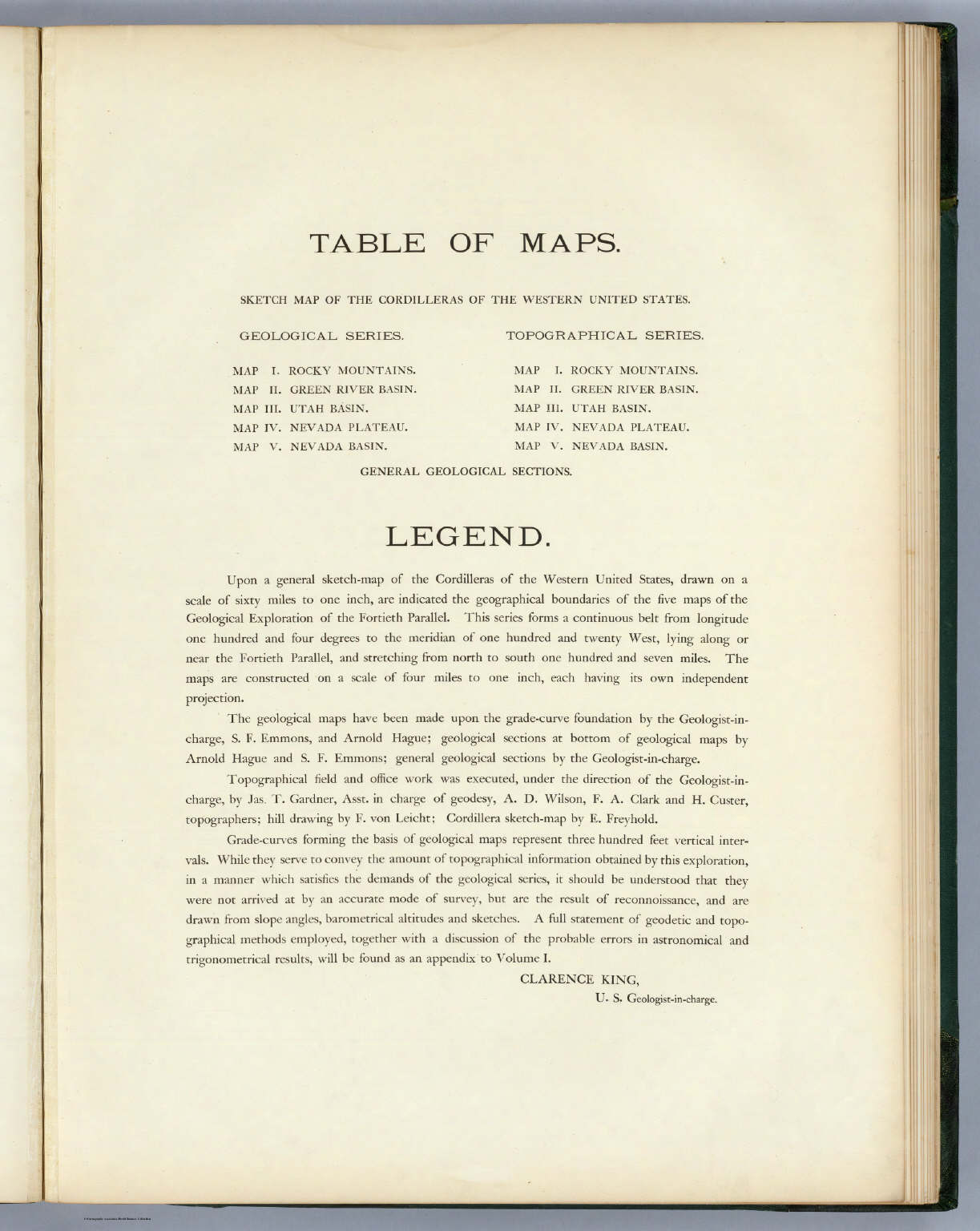 Index: Geological, topographical atlas, 40th Parallel. - David Rumsey ...