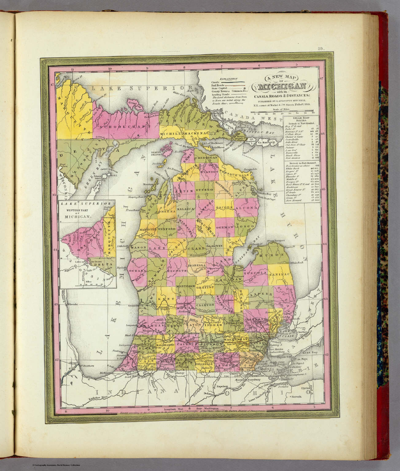 New Map Of Michigan. - David Rumsey Historical Map Collection