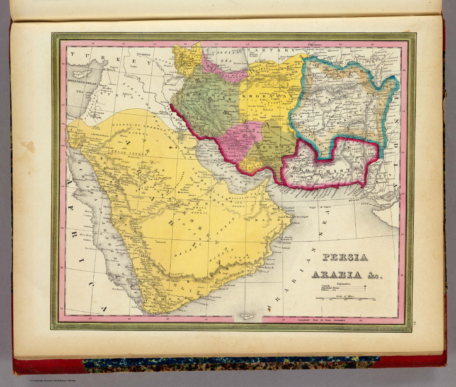 Persia Arabia &c. - David Rumsey Historical Map Collection