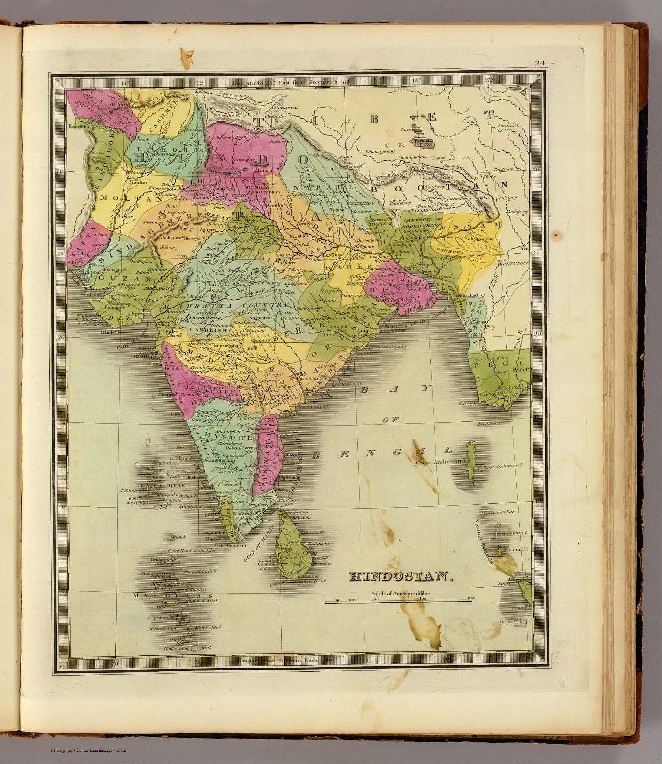 Hindostan. - David Rumsey Historical Map Collection