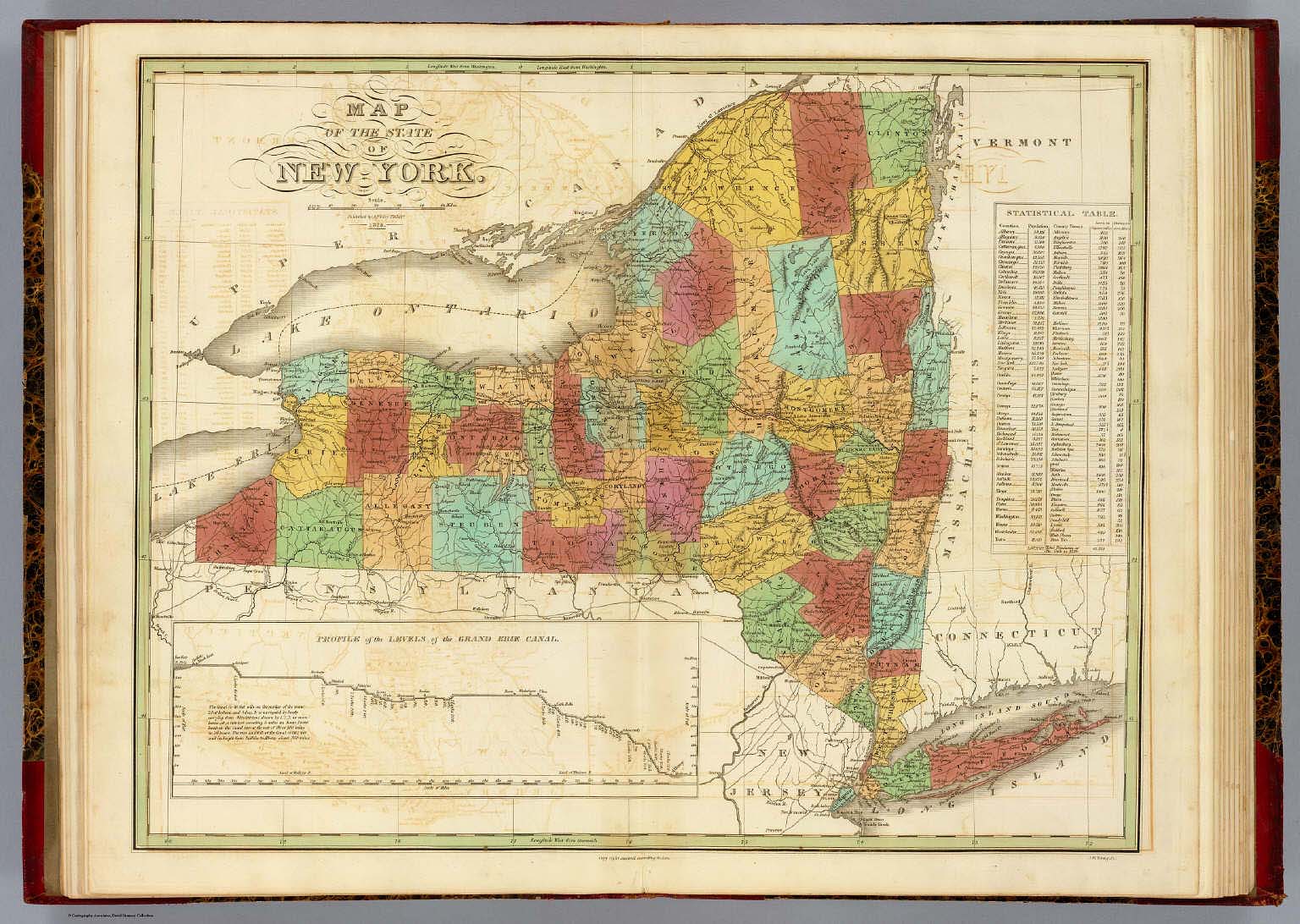 Map Of The State Of New York. - David Rumsey Historical Map Collection
