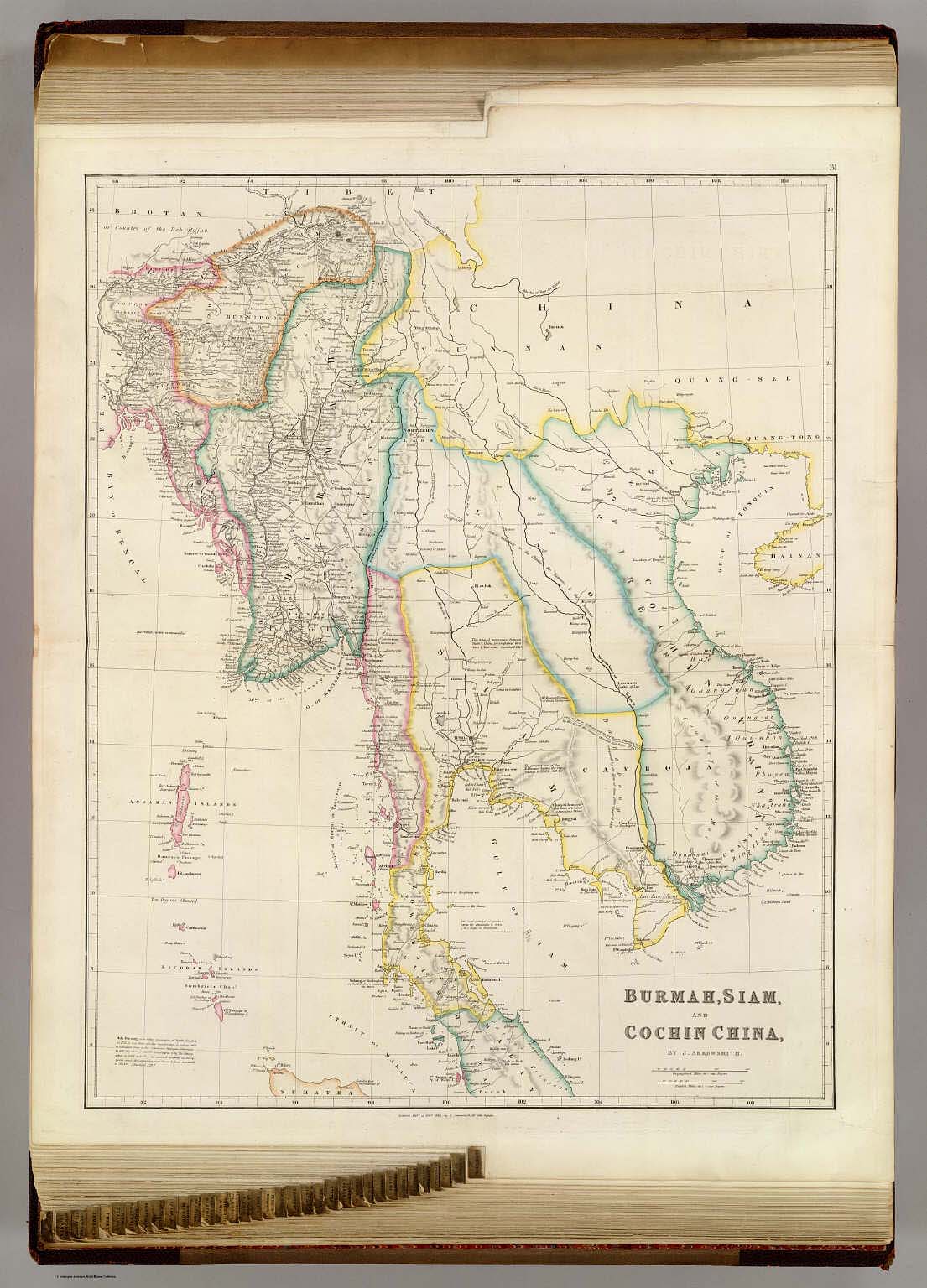 Burmah, Siam, and Cochin China. - David Rumsey Historical Map Collection