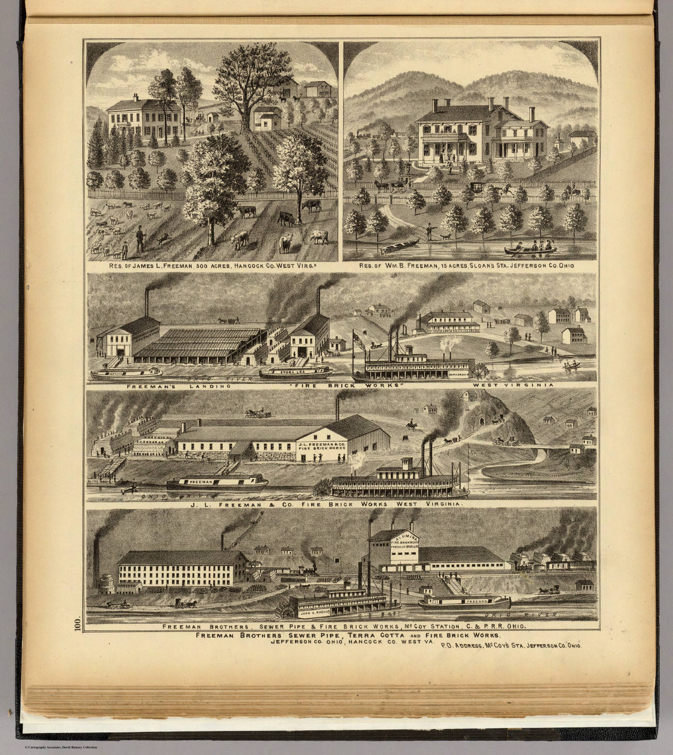 Freeman Brothers ... Works, Jefferson Co., Ohio, Hancock Co., West Va ...