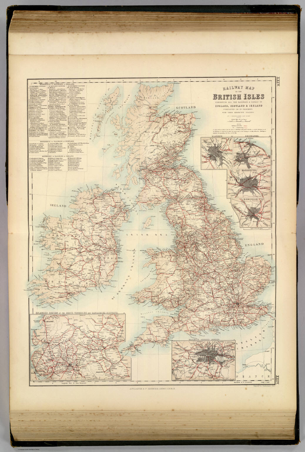 Railway Map of the British Isles. - David Rumsey Historical Map Collection