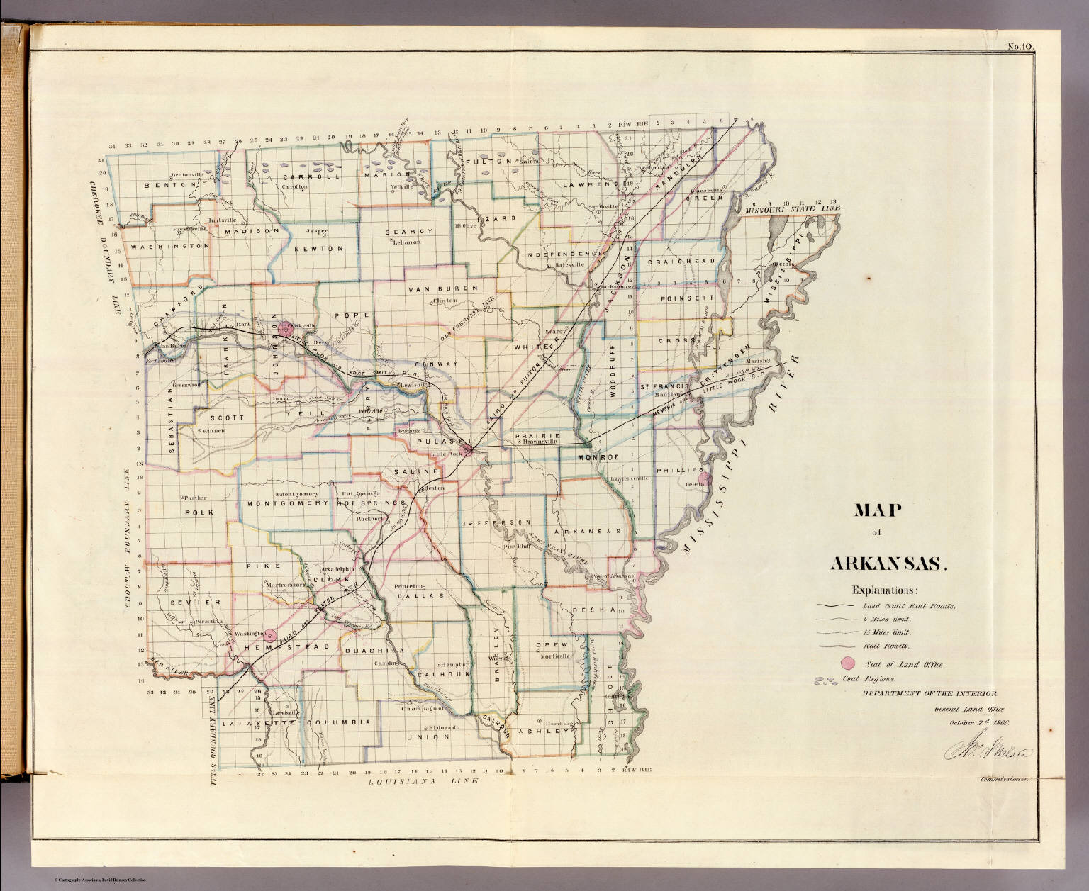 Arkansas. - David Rumsey Historical Map Collection