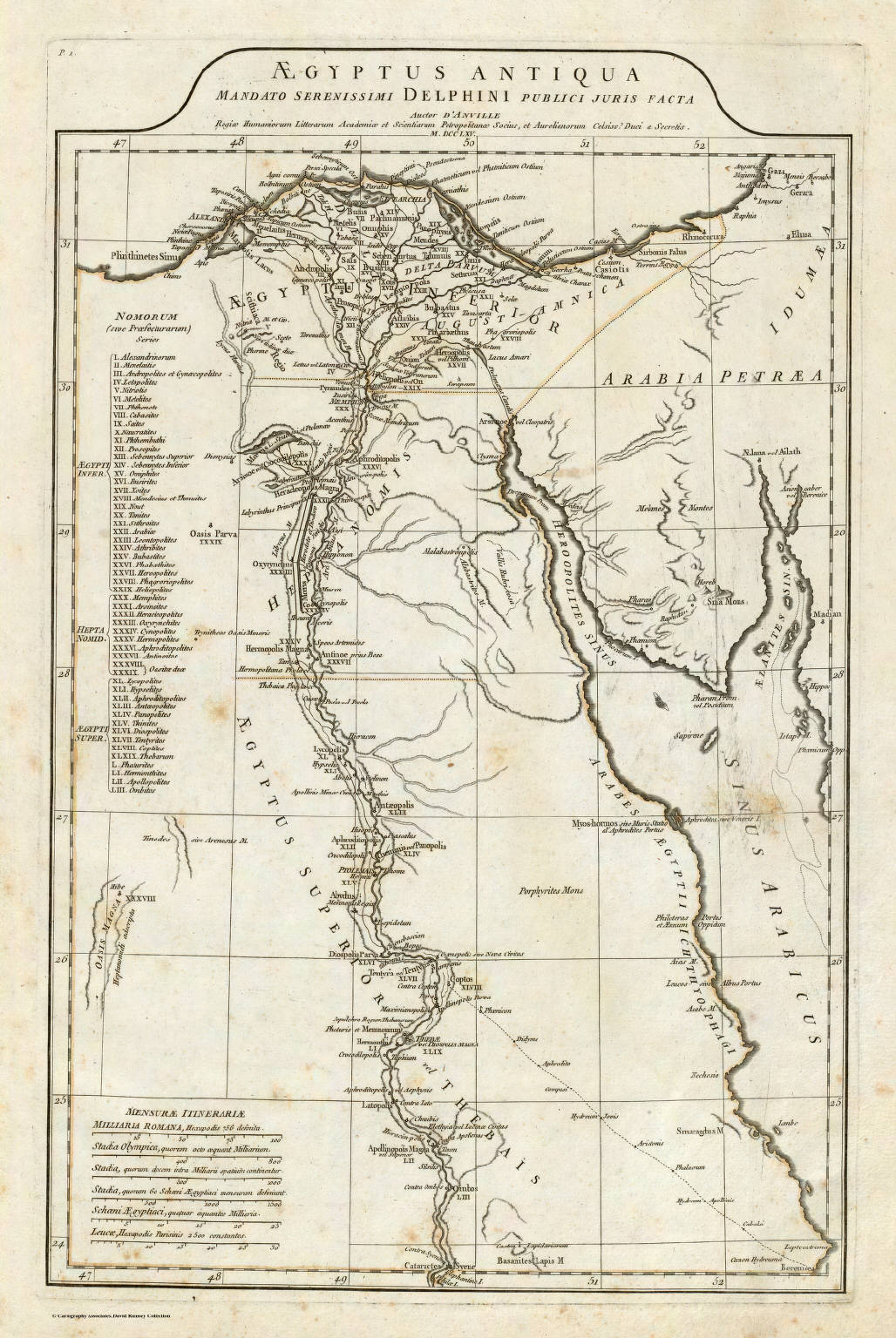 Aegyptus Antiqua. - David Rumsey Historical Map Collection