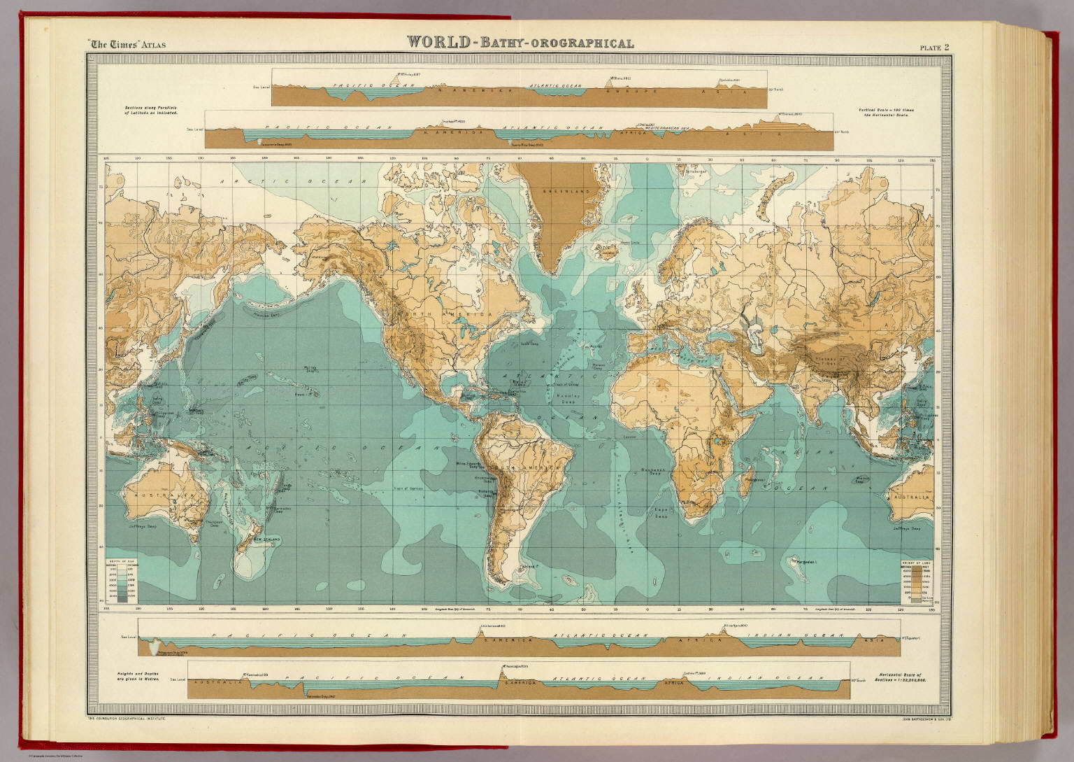 World - bathy-orographical. - David Rumsey Historical Map Collection