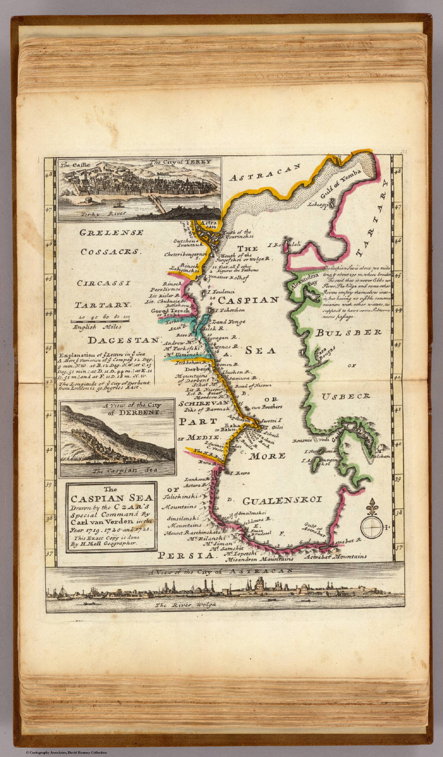 Caspian Sea, Terky, Derbent, Astracan. - David Rumsey Historical Map ...