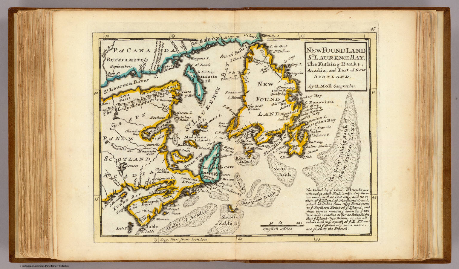 New Found Land, St. Laurence Bay, Acadia, New Scotland. - David Rumsey ...