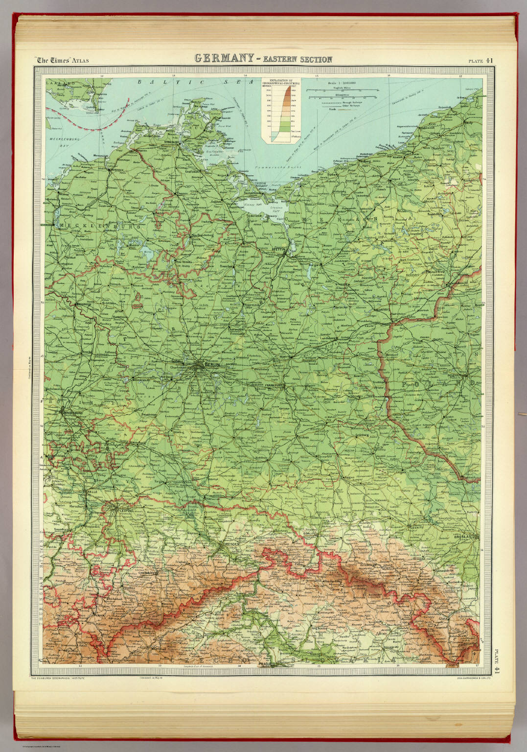 Germany - eastern section. - David Rumsey Historical Map Collection