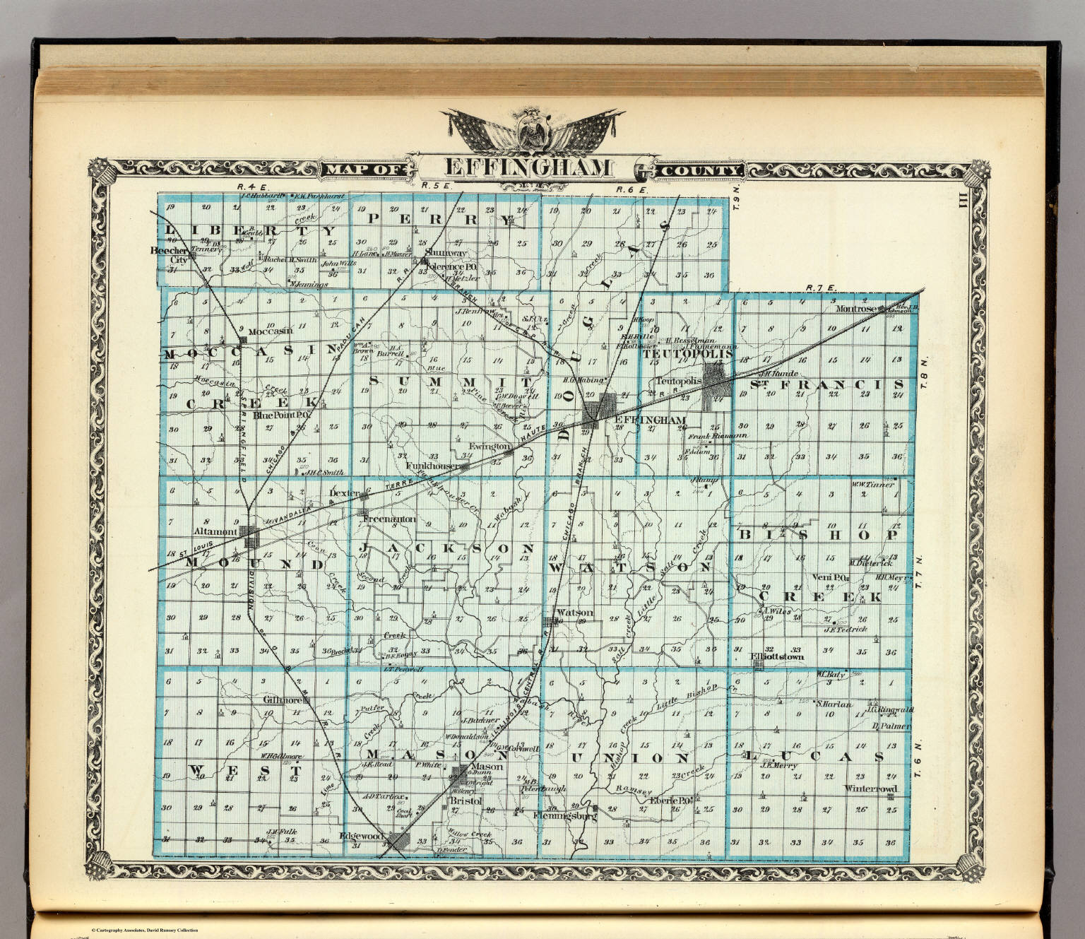 Map of Effingham County. - David Rumsey Historical Map Collection