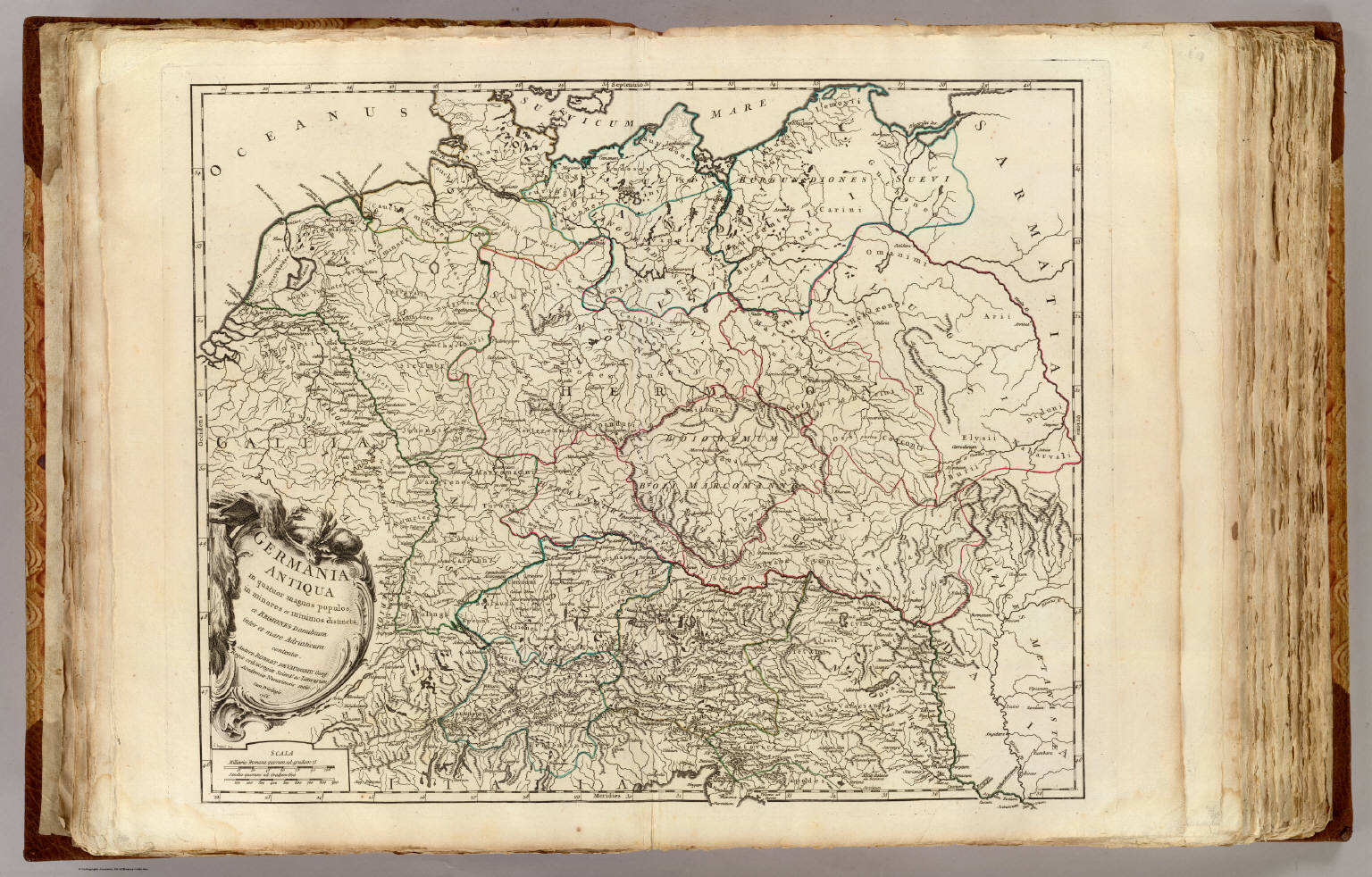 Germania Antiqua. - David Rumsey Historical Map Collection