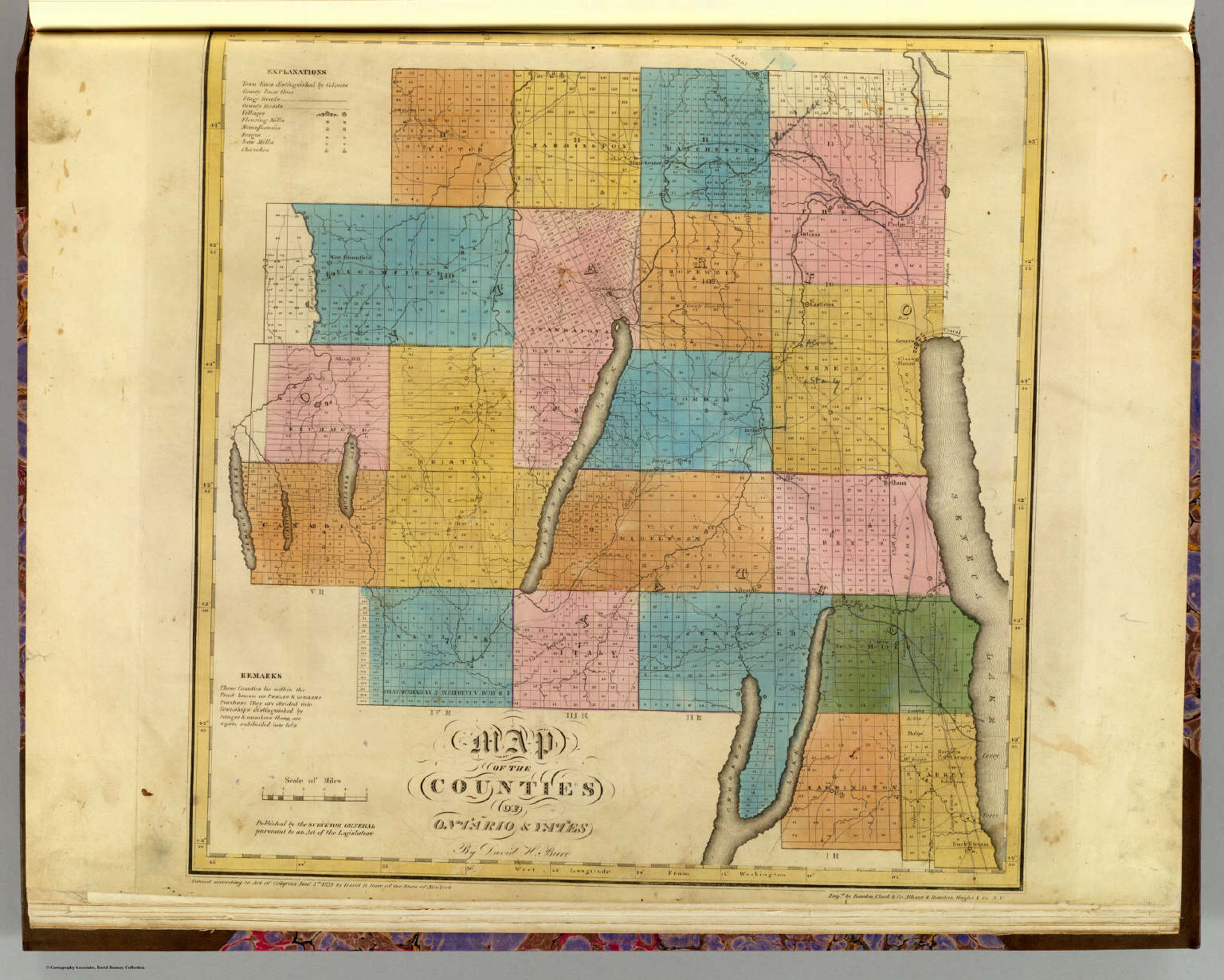 Ontario, Yates counties. - David Rumsey Historical Map Collection