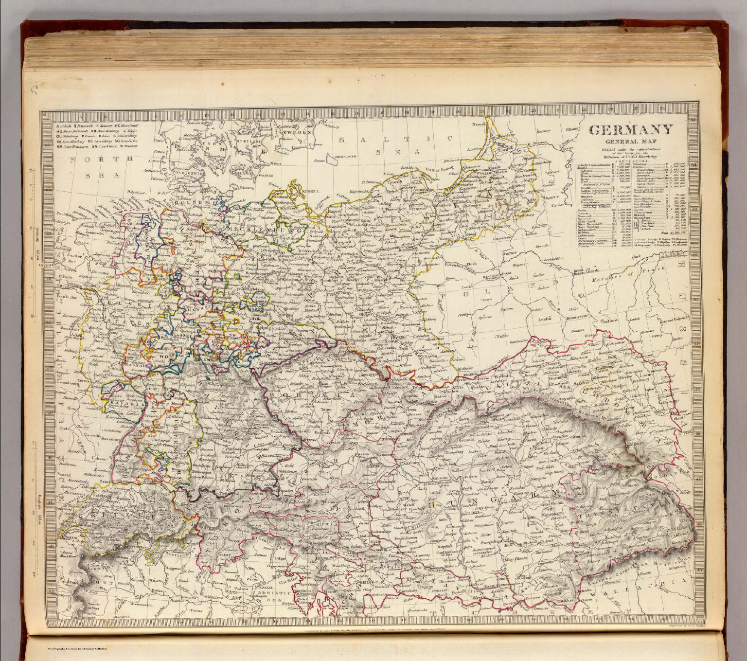 Germany general map. - David Rumsey Historical Map Collection