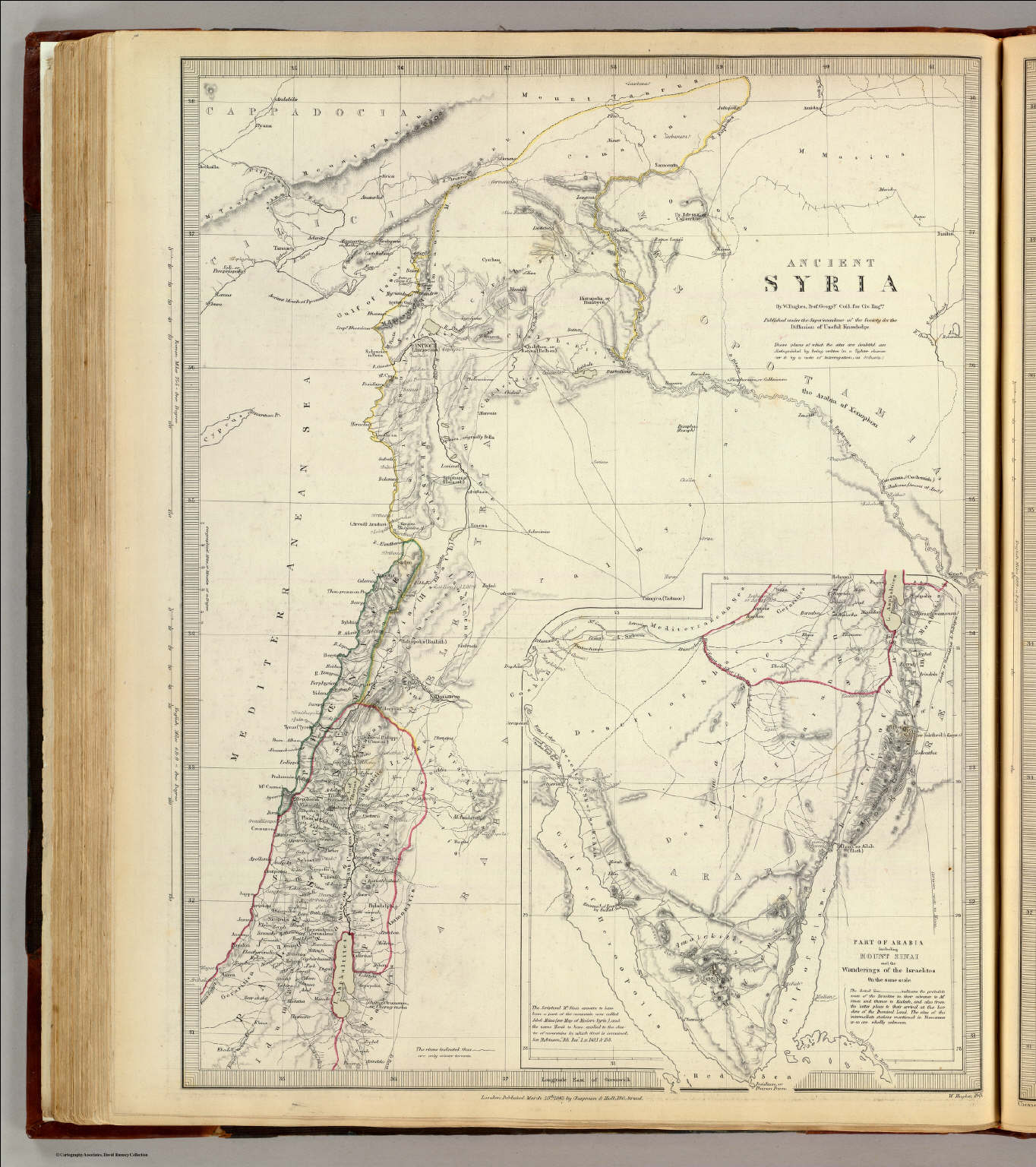 Ancient Syria to Sinai. - David Rumsey Historical Map Collection