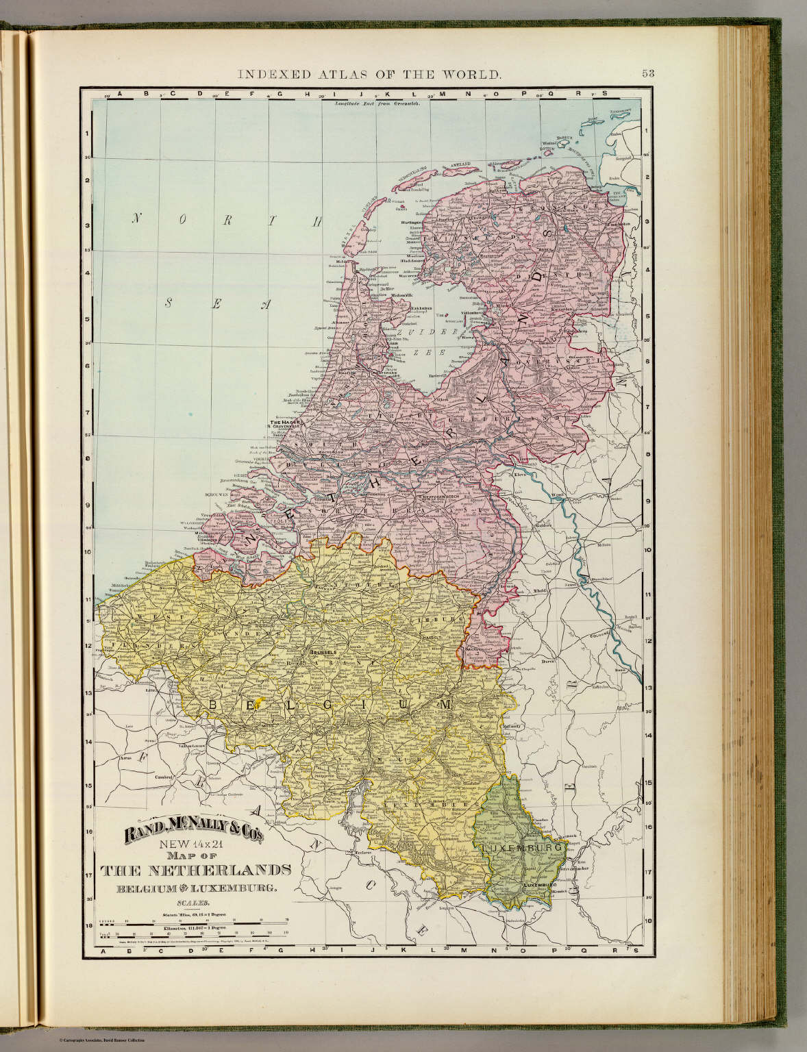 Benelux Countries. - David Rumsey Historical Map Collection