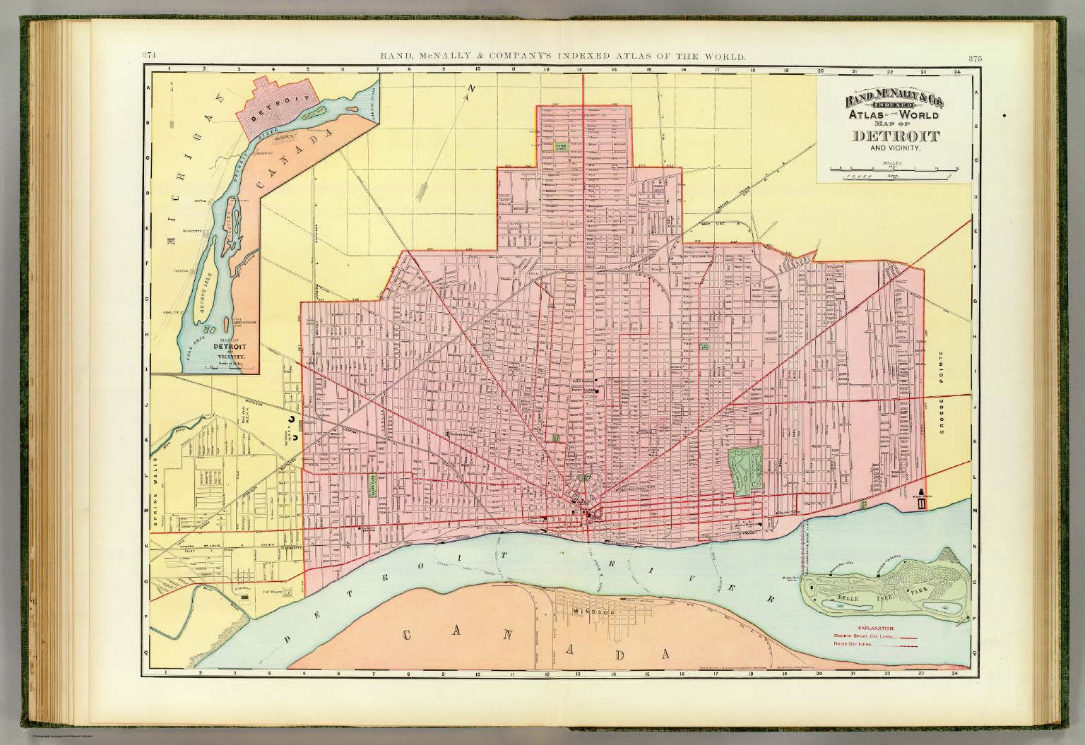 Detroit, vicinity. - David Rumsey Historical Map Collection