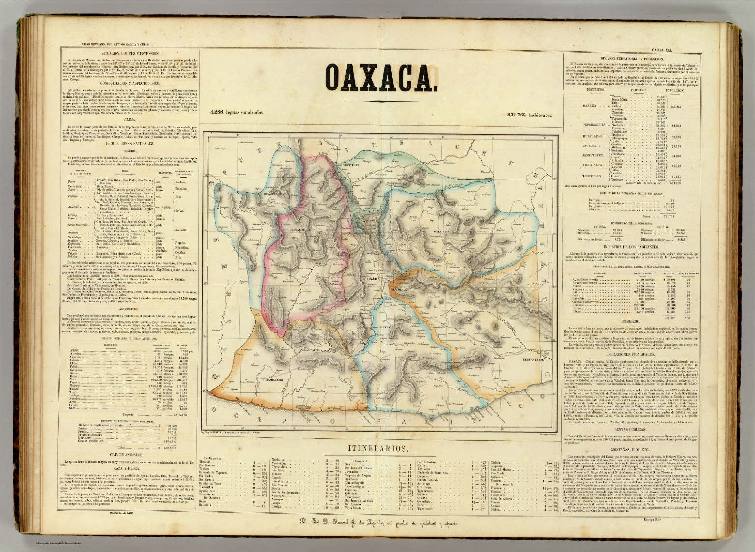 Oaxaca. - David Rumsey Historical Map Collection