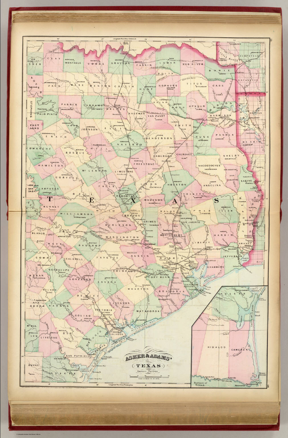 Texas E portion. - David Rumsey Historical Map Collection