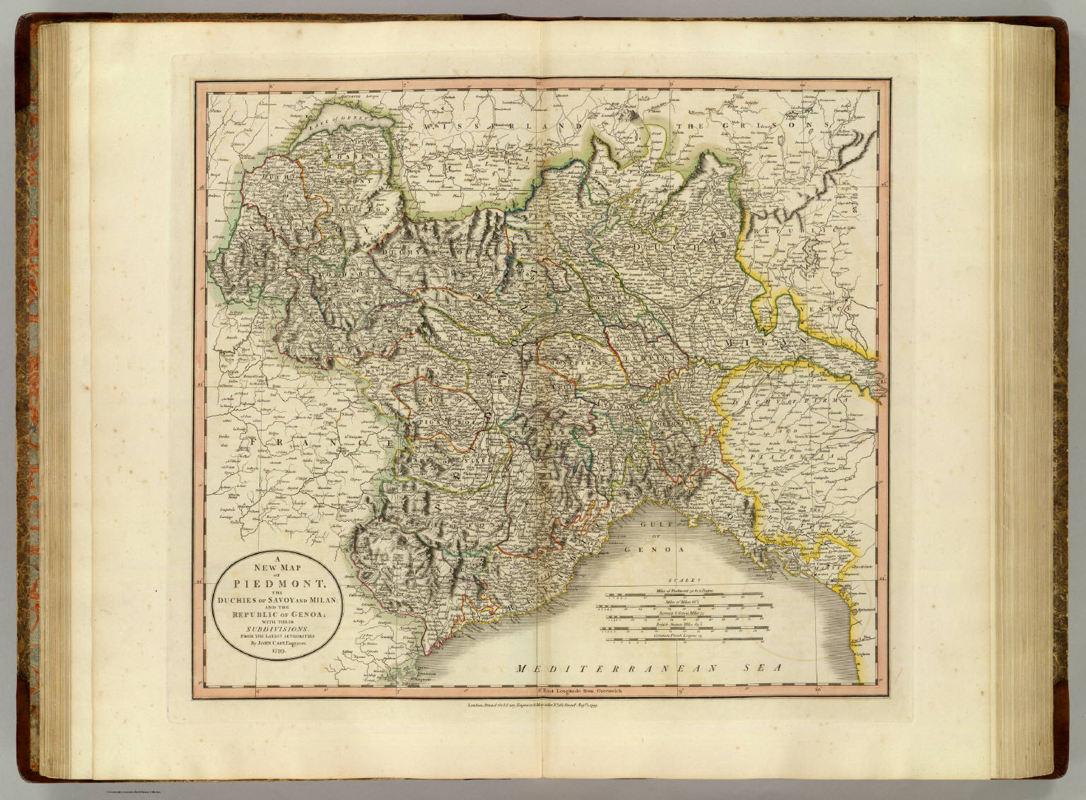 Piedmont, Savoy, Milan, Genoa. - David Rumsey Historical Map Collection