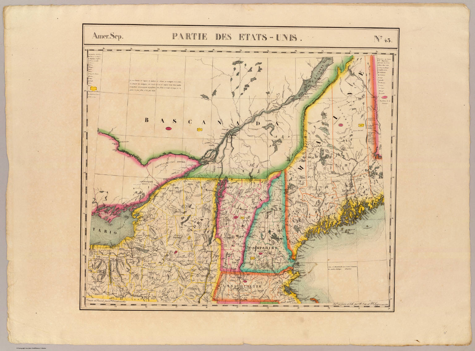 Partie des Etats-Unis. Amer. Sep. 43. - David Rumsey Historical Map ...