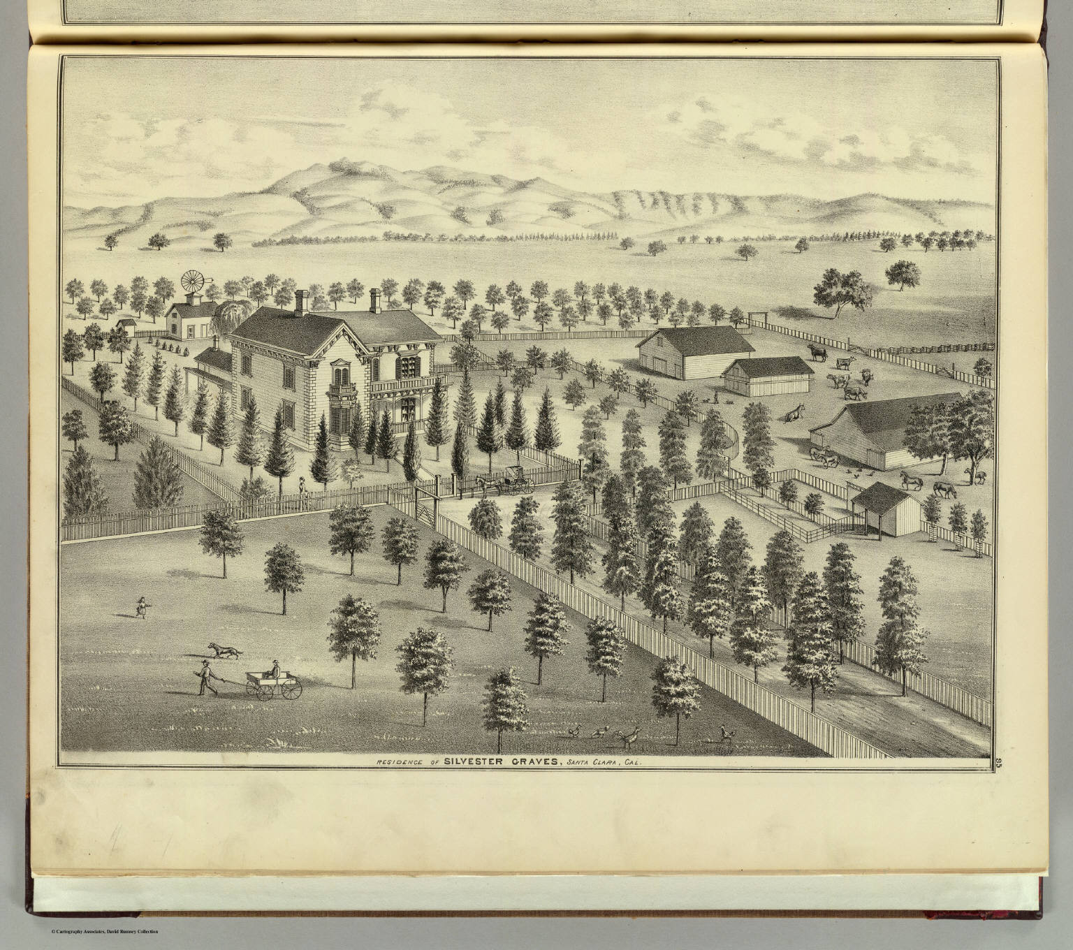 Graves residence. - David Rumsey Historical Map Collection