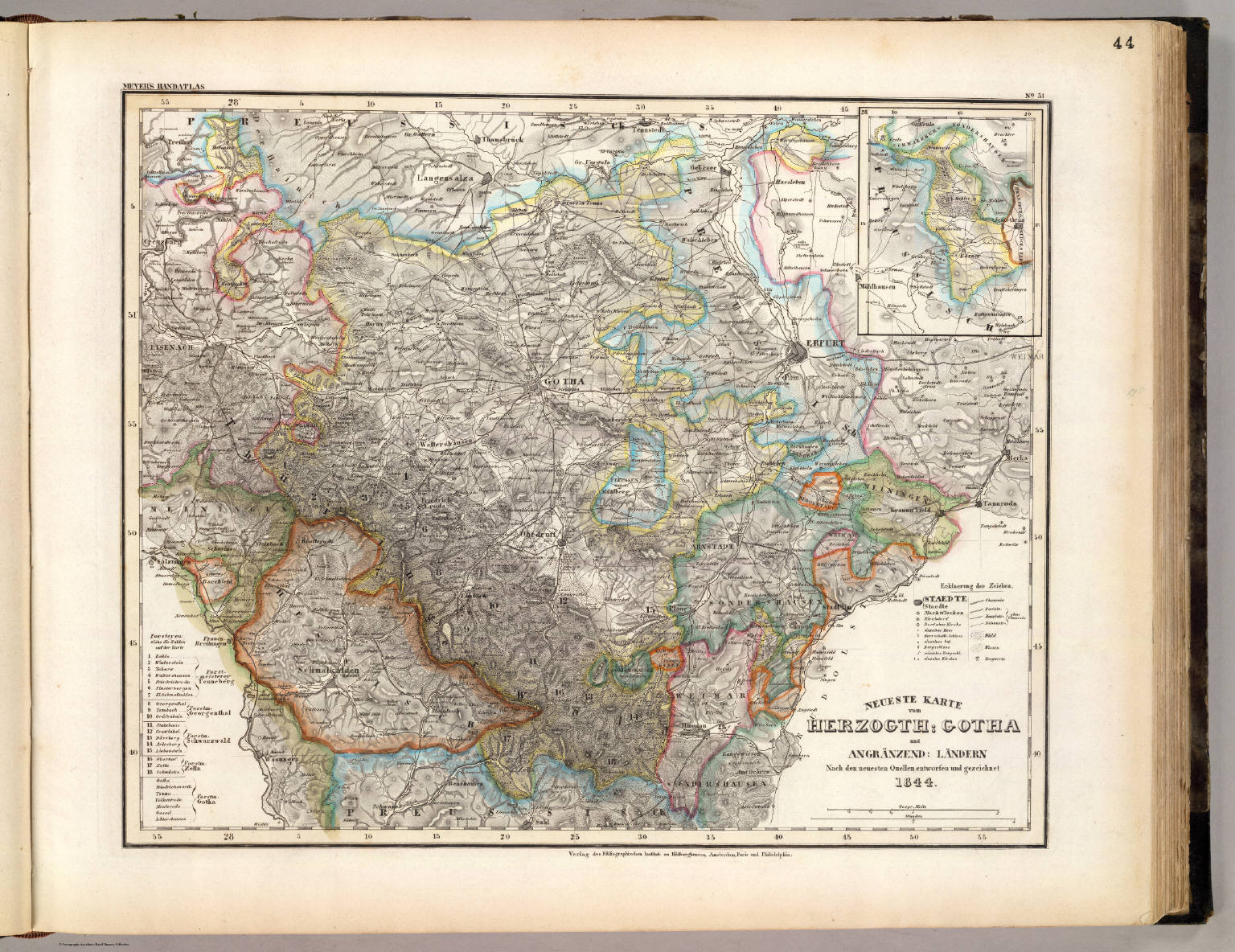 Gotha Herzogthum. - David Rumsey Historical Map Collection