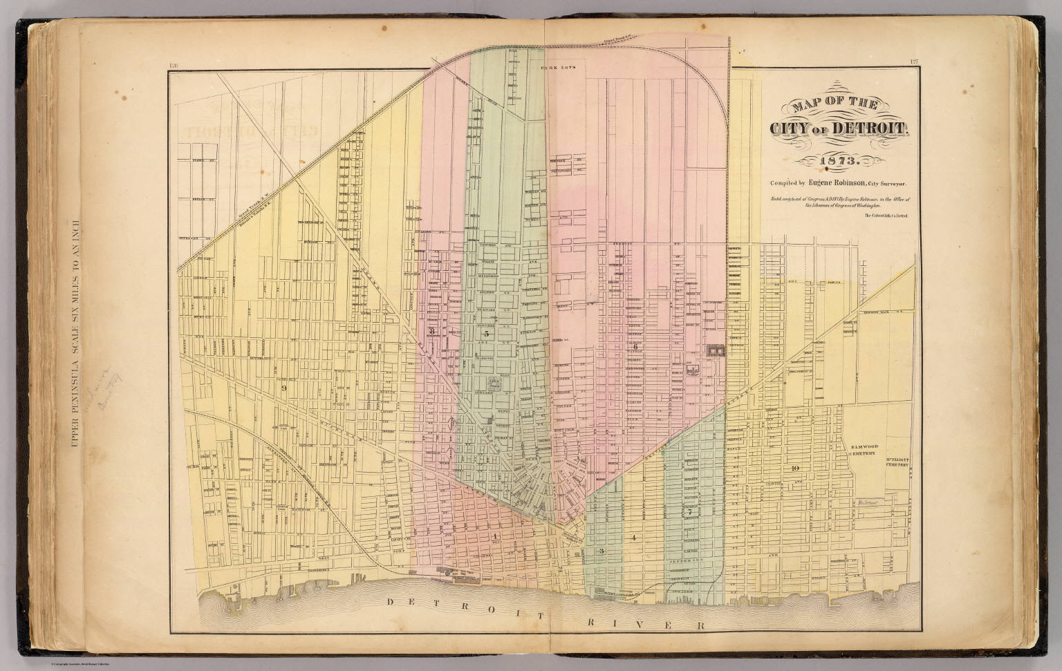 Map of the City of Detroit. - David Rumsey Historical Map Collection