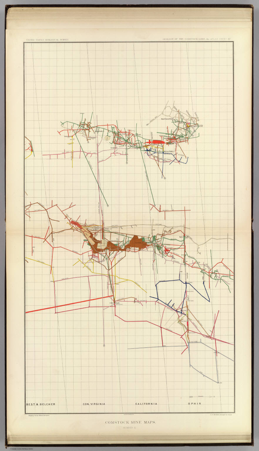 Comstock Mine Maps. Number III. - David Rumsey Historical Map Collection