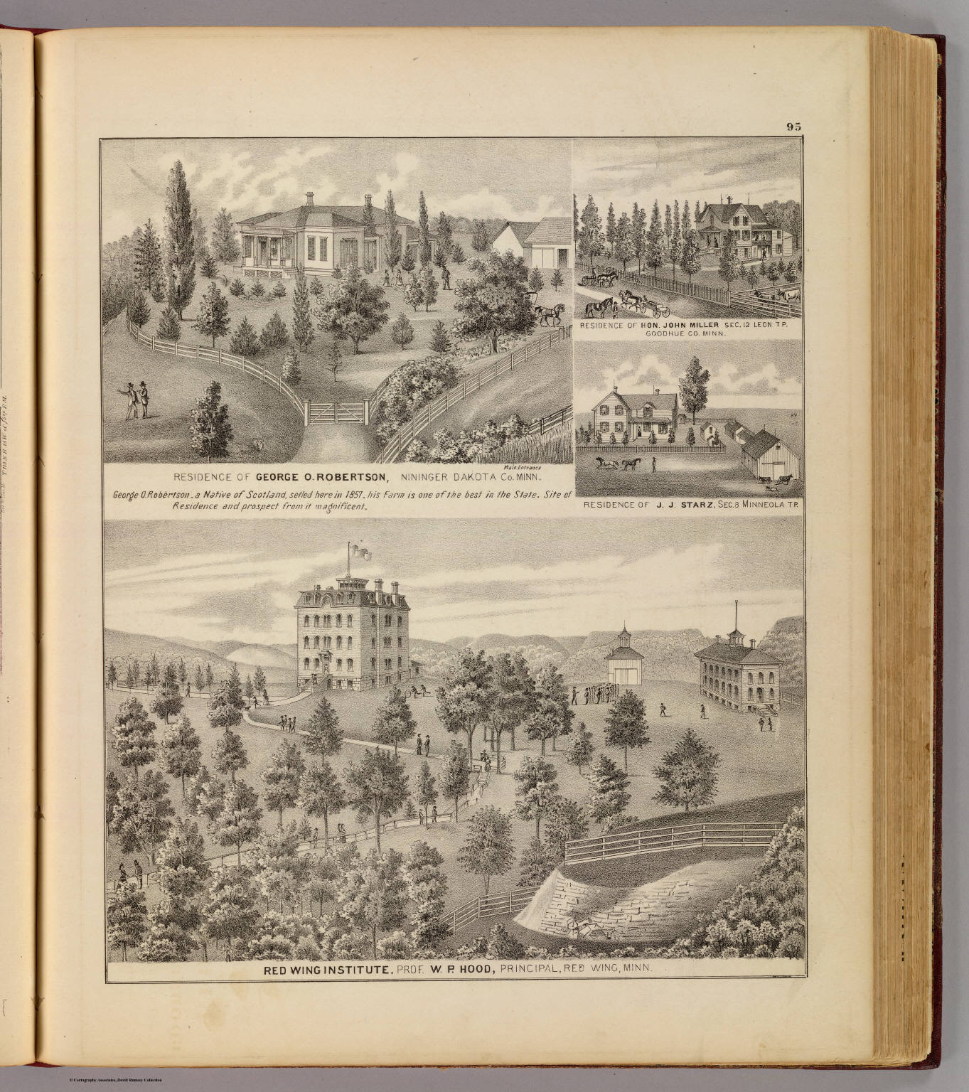 Red Wing Inst. and residences in Nininger, and Leon and Minneola Tps ...