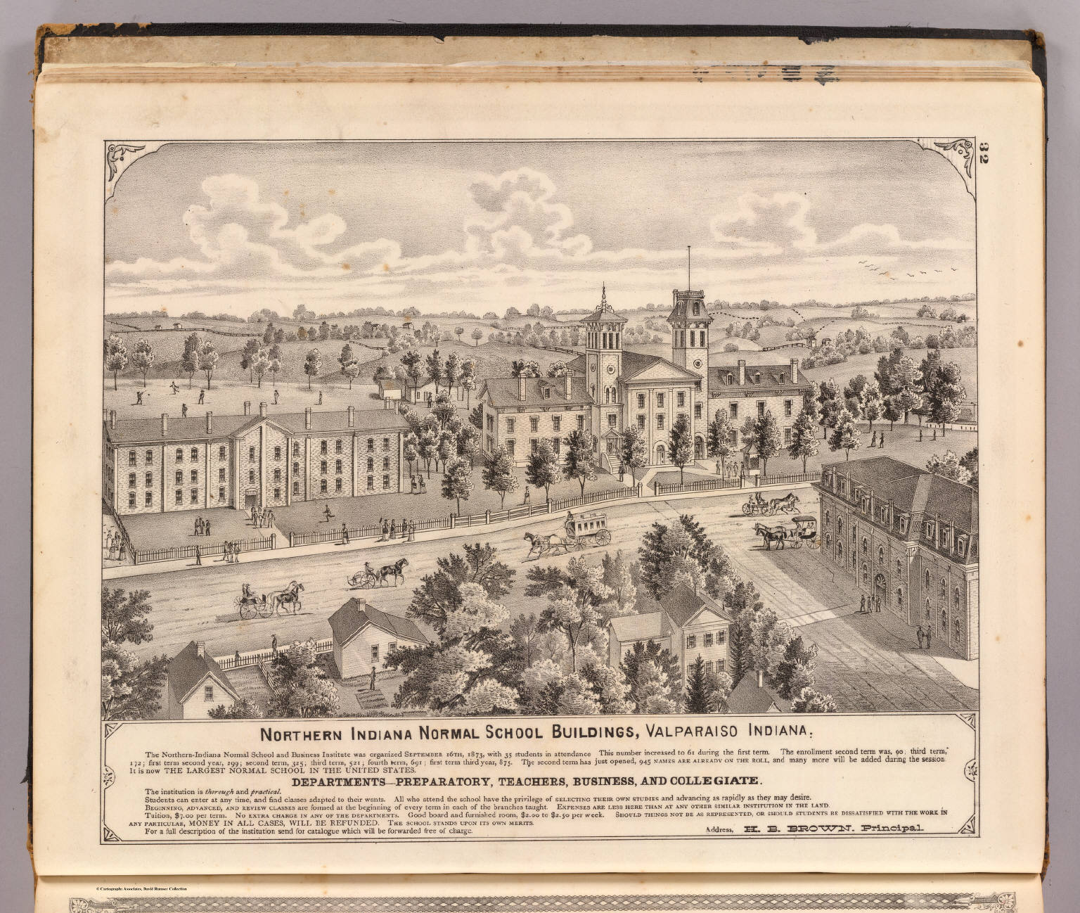 Northern Indiana Normal School buildings, Valparaiso, Indiana. - David ...