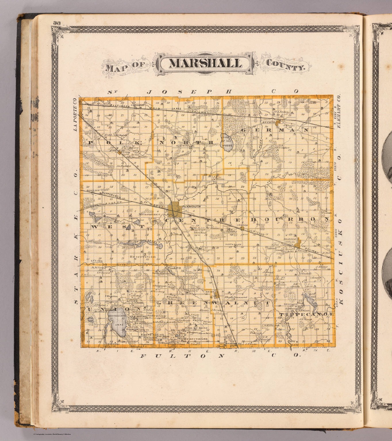 Map of Marshall County. - David Rumsey Historical Map Collection