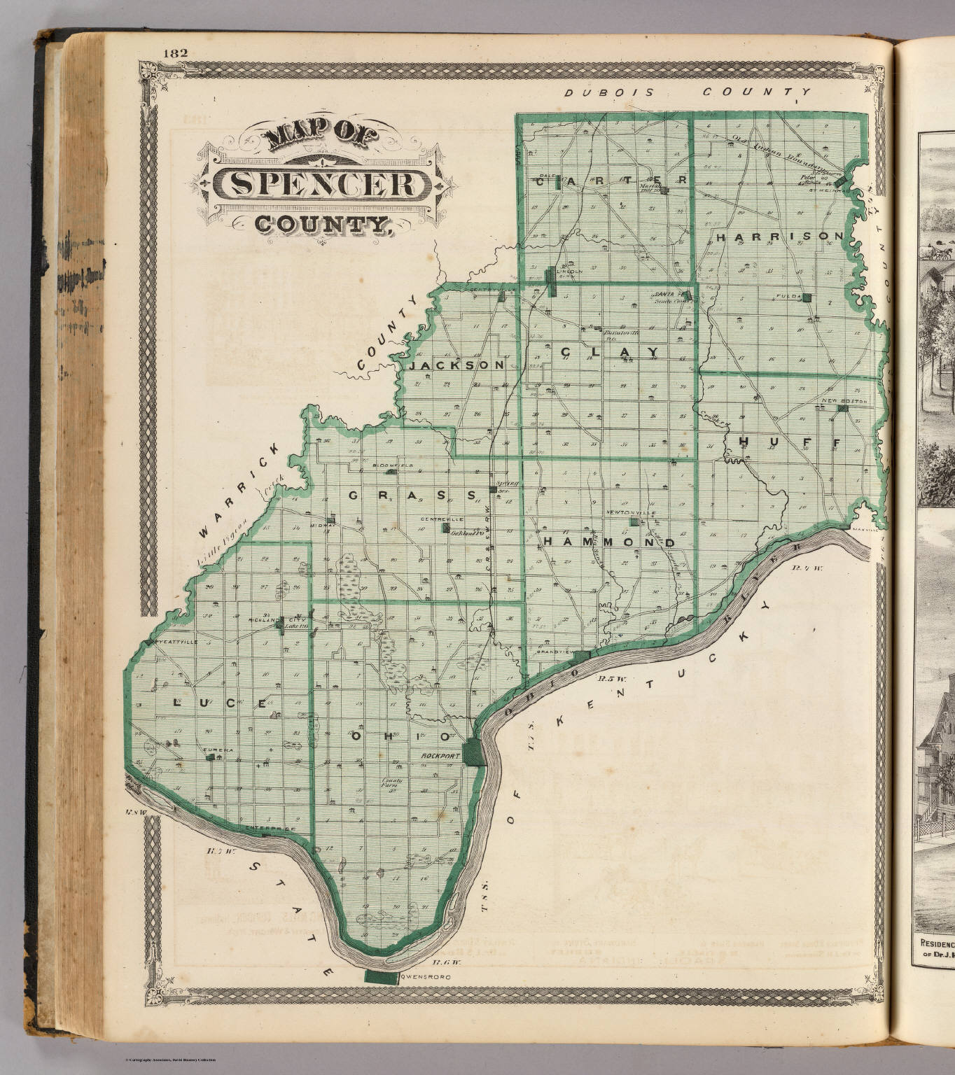 Map of Spencer County. - David Rumsey Historical Map Collection
