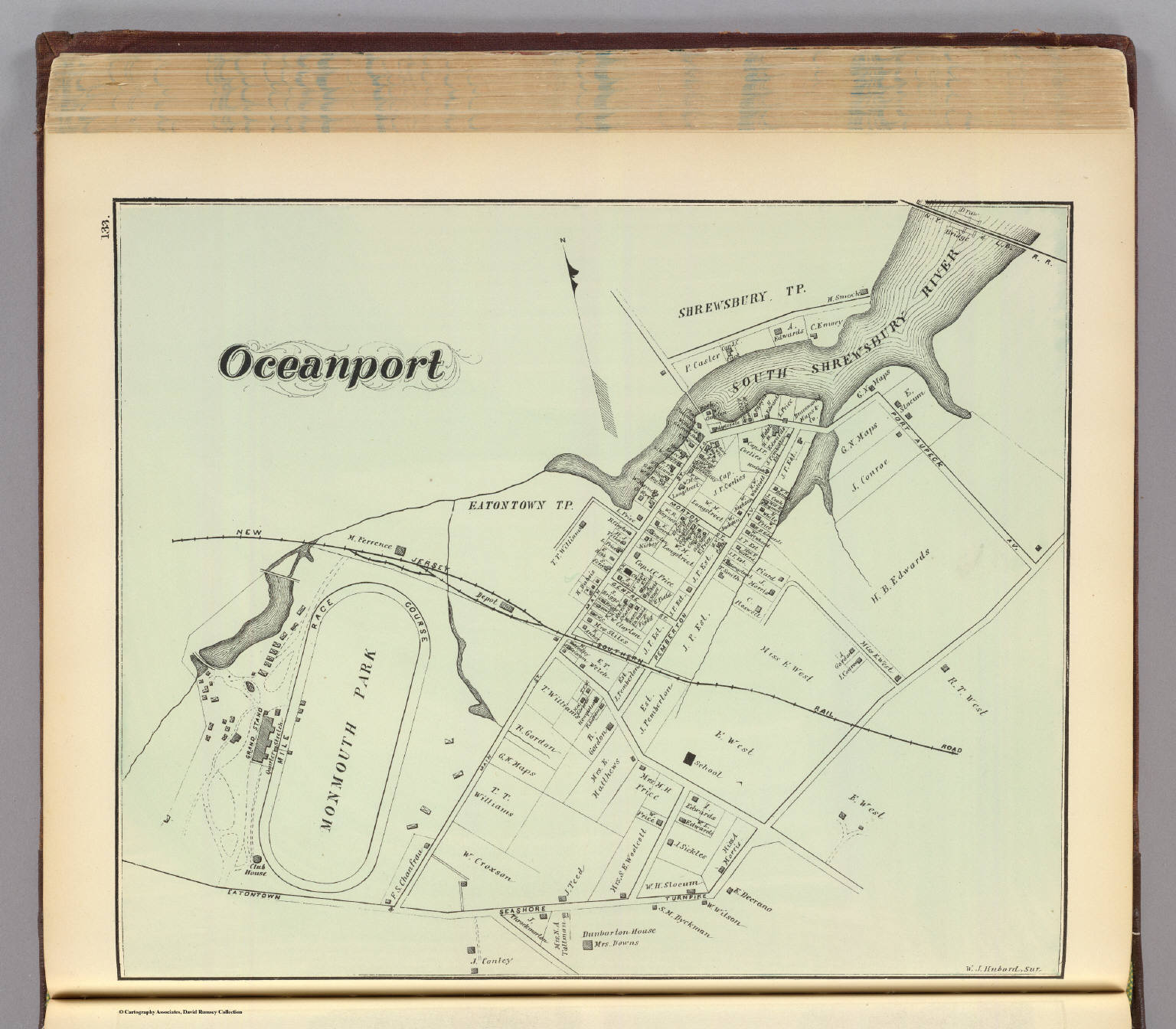 Oceanport. - David Rumsey Historical Map Collection