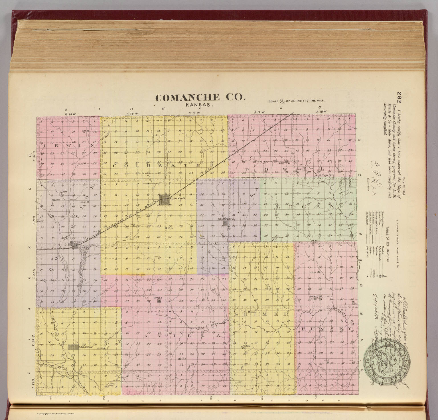 Comanche Co., Kansas. - David Rumsey Historical Map Collection