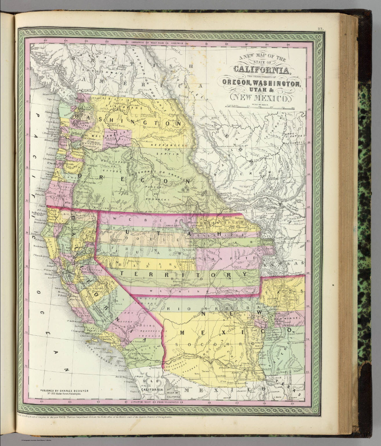 California, Oregon, Washington, Utah, New Mexico. - David Rumsey ...
