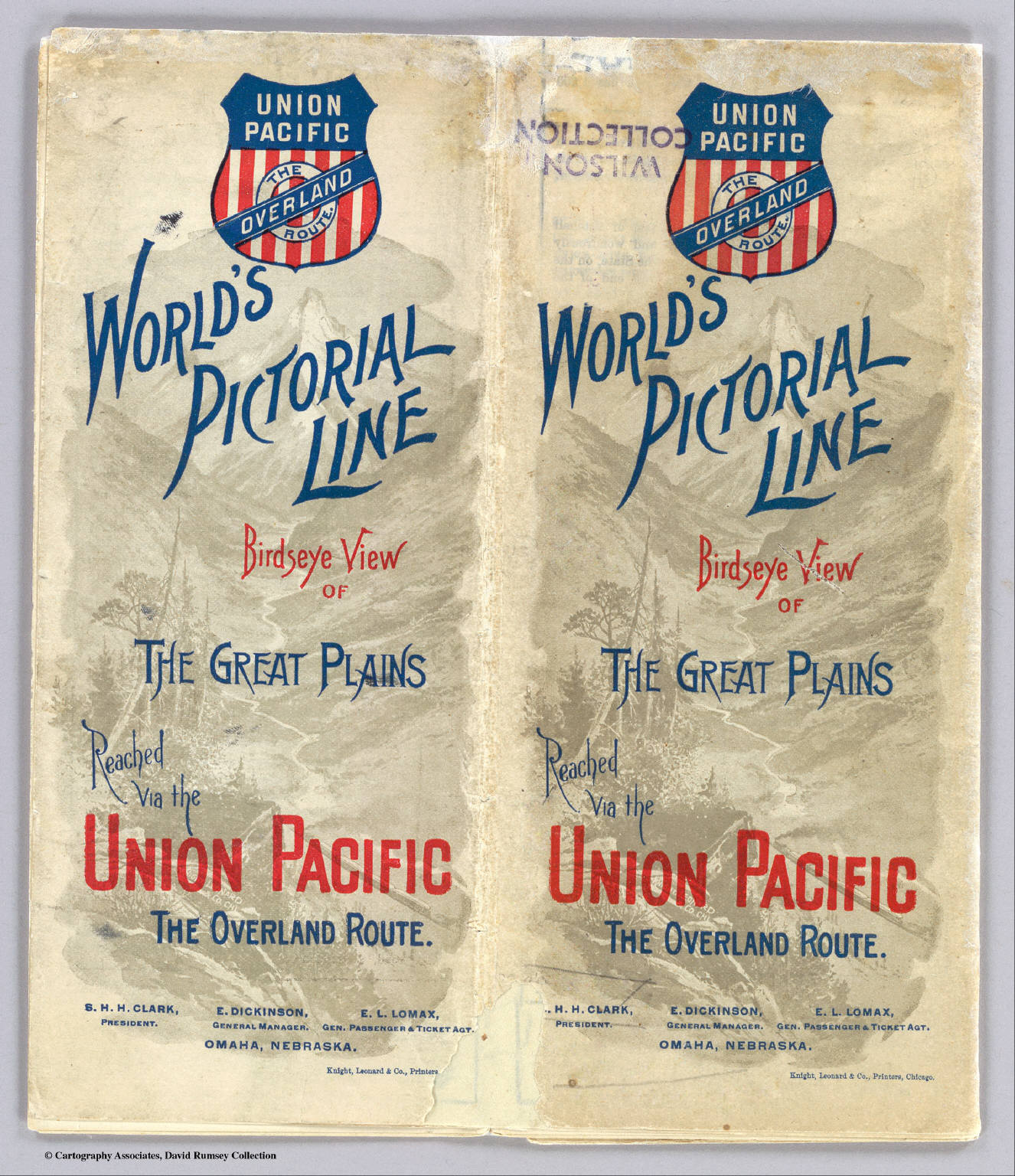 Cover: World's pictorial line. - David Rumsey Historical Map Collection