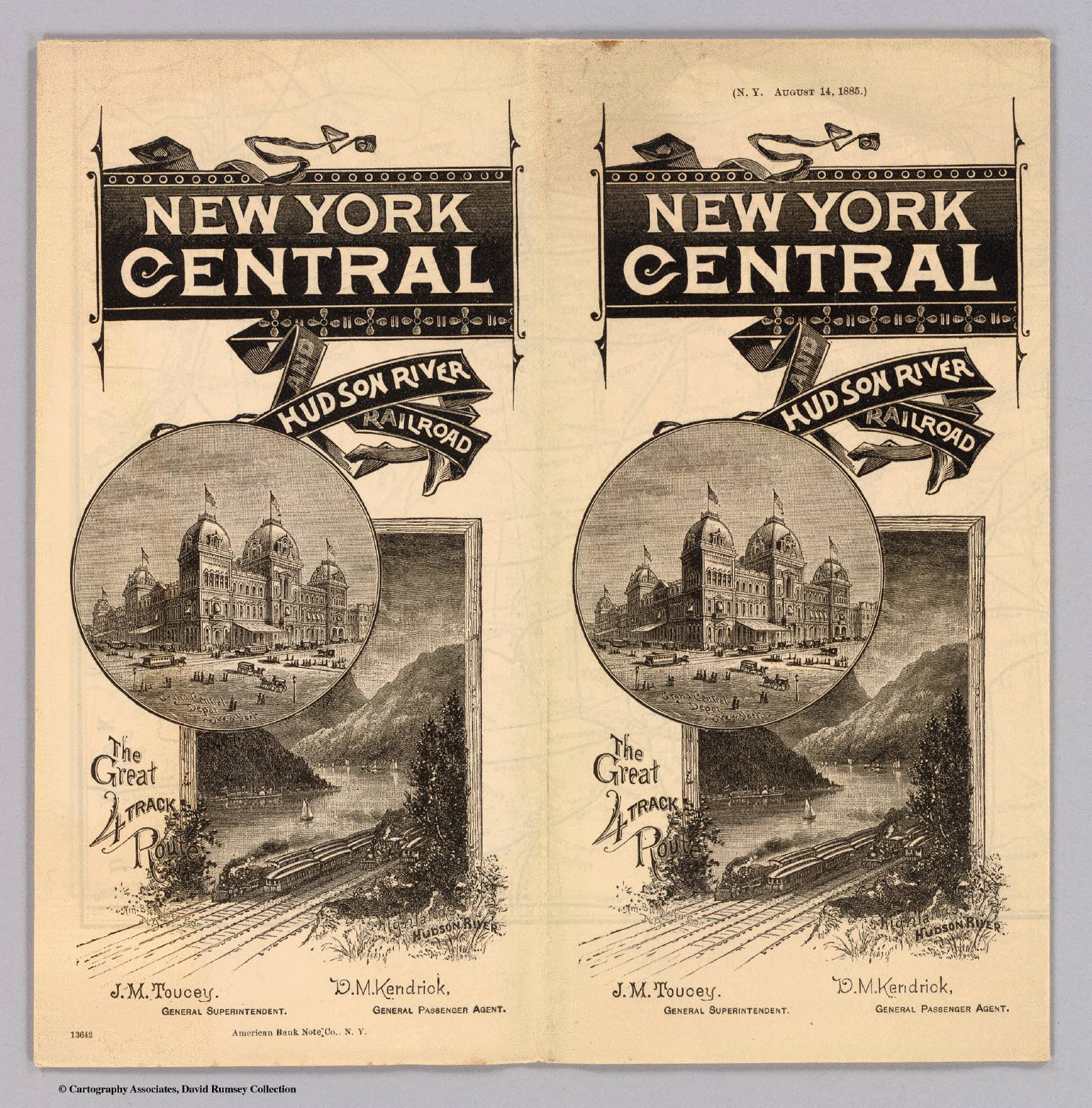 Cover: N.Y. Central & Hudson R. RR. - David Rumsey Historical Map ...
