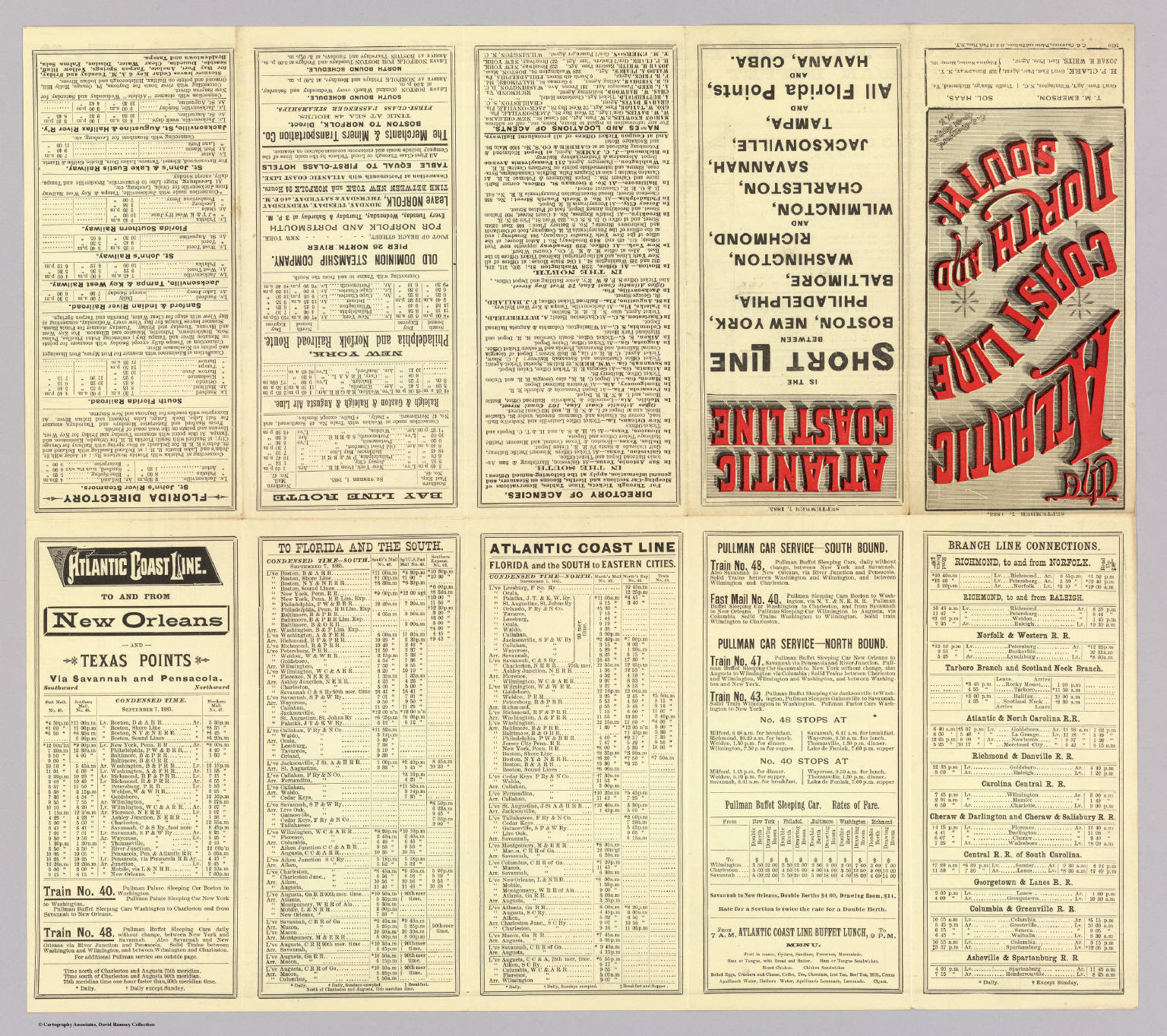 Text Page: Atlantic Coast Line. - David Rumsey Historical Map Collection