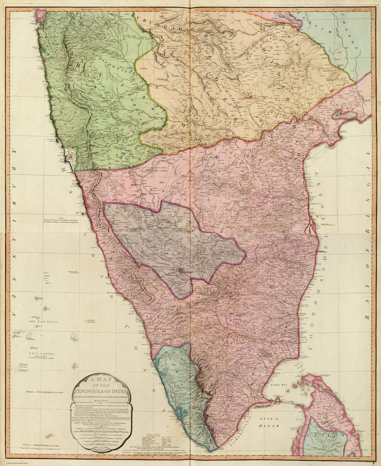 Composite: India peninsula. - David Rumsey Historical Map Collection
