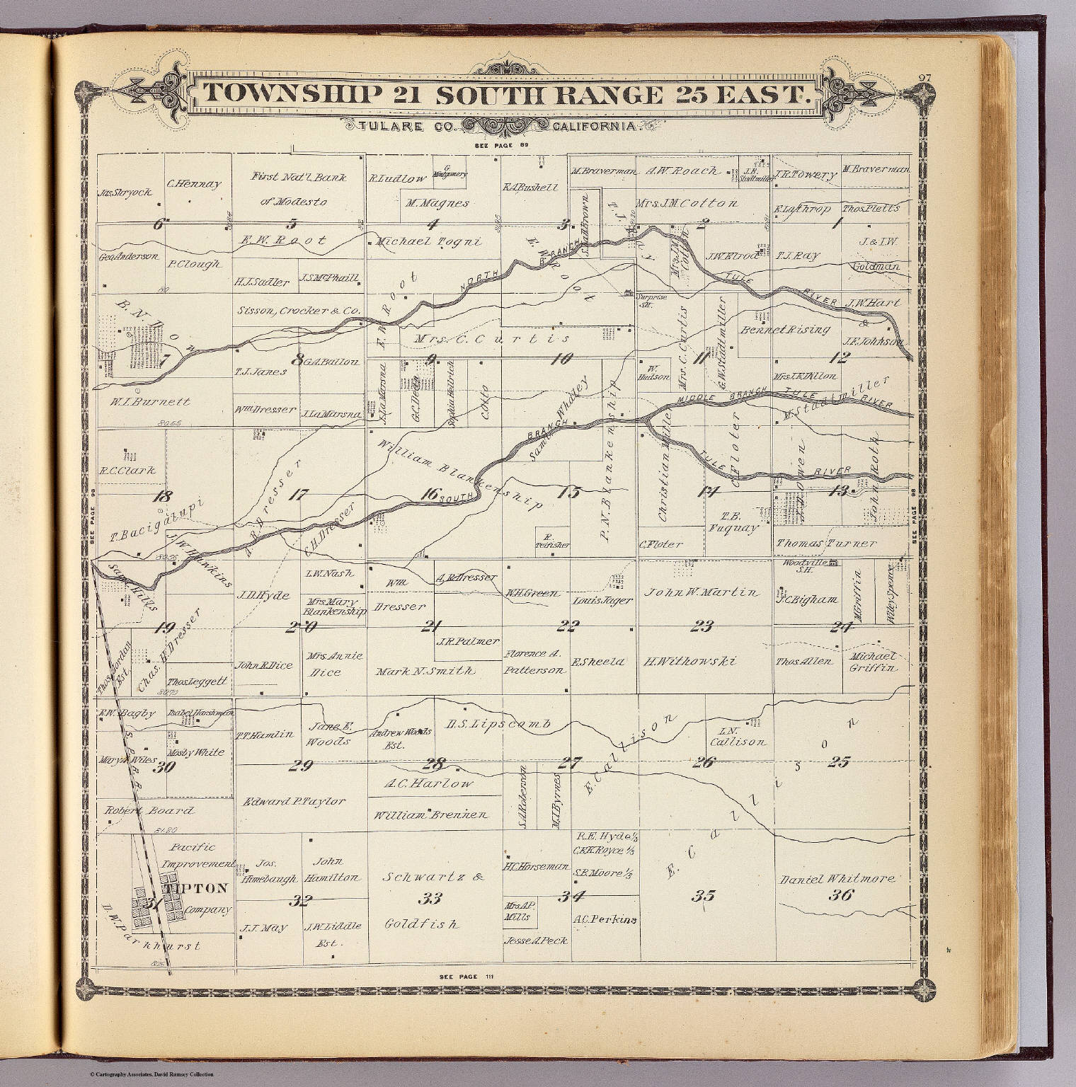 T.21S R.25E. - David Rumsey Historical Map Collection
