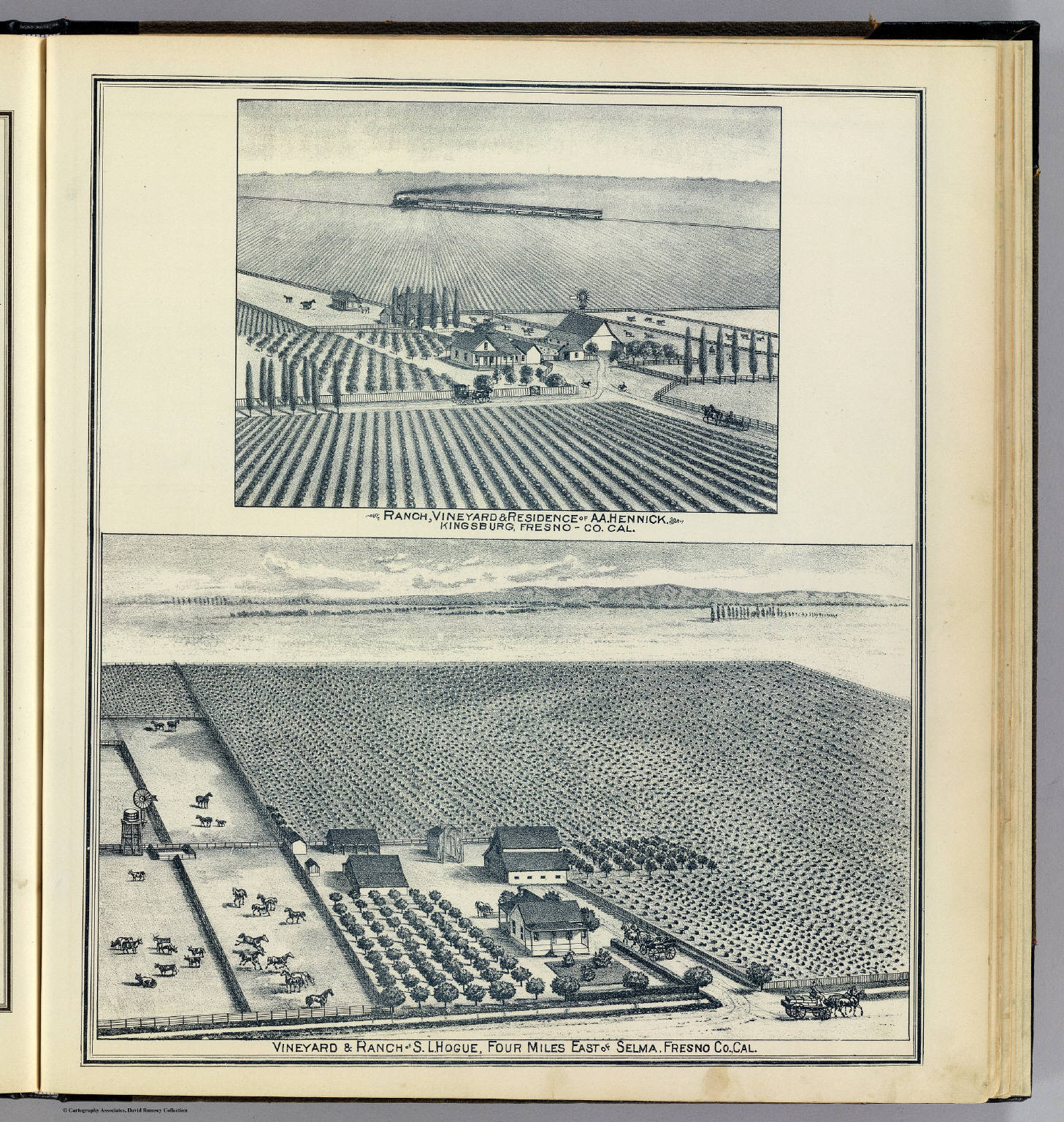 Hogue, Hennick ranches. - David Rumsey Historical Map Collection
