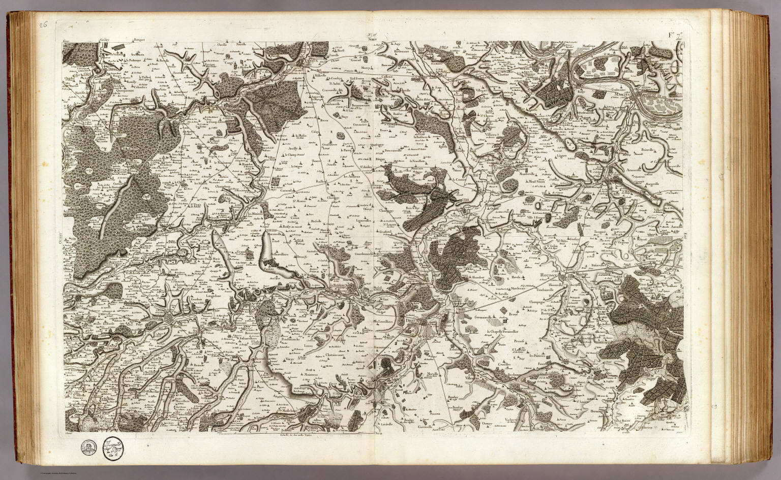 26 Evreux, Dreux. - David Rumsey Historical Map Collection