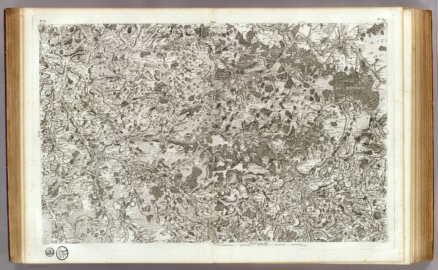 31 Le Blanc, Chateauroux, Montmorillon. - David Rumsey Historical Map ...